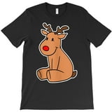 Cool Reindeer Baby Rudolph Red-Nosed Funny Merry Christmas Xmas Graphic ...