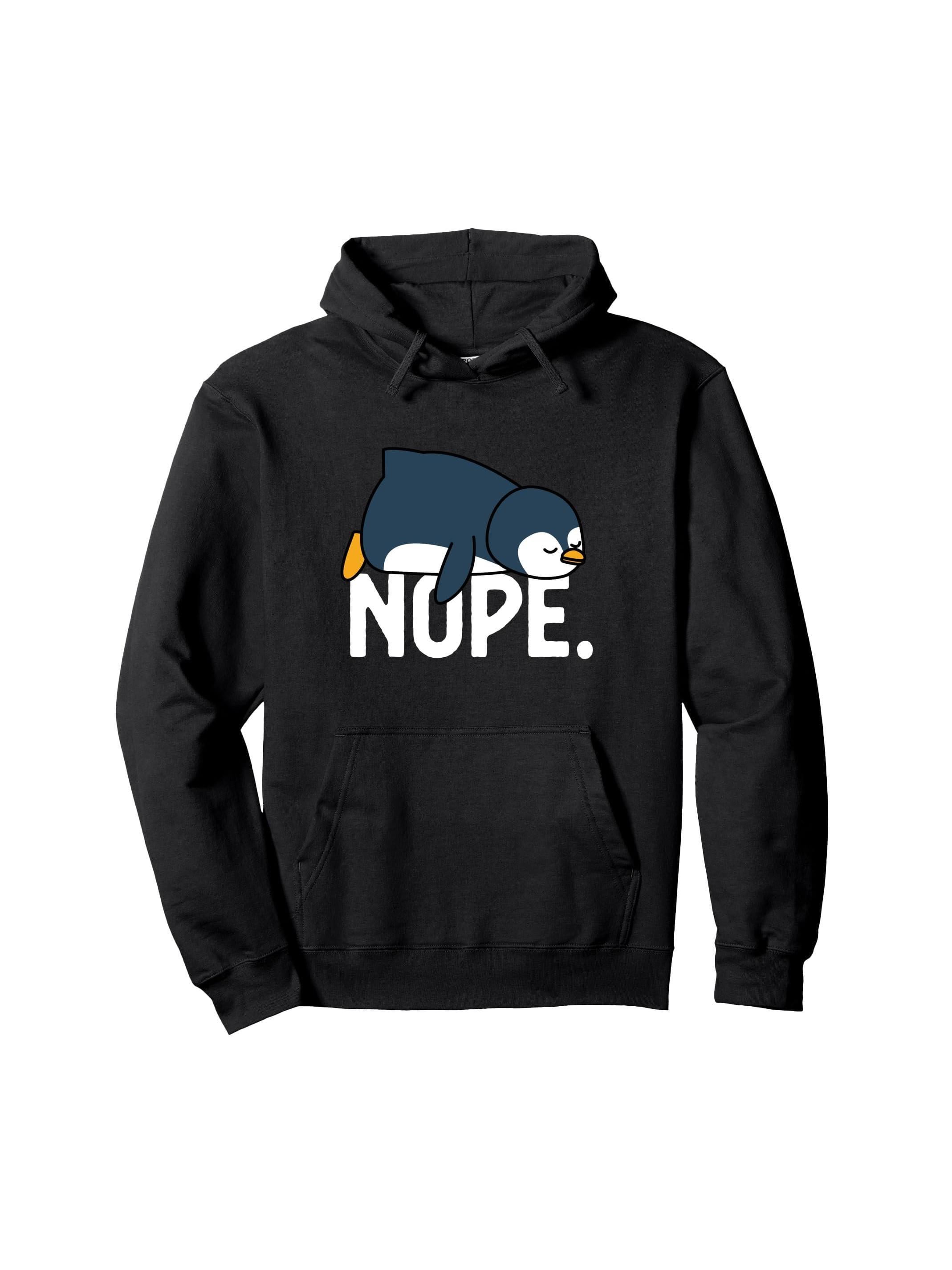 Cool Relaxing Shirts & Co. "Nope Relaxed Not Today" Funny Lazy Penguin ...
