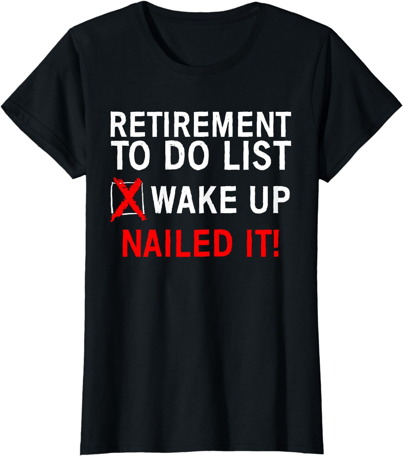 Cool Retirement Art For Men Women Retired To Do List Retiree T-Shirt ...