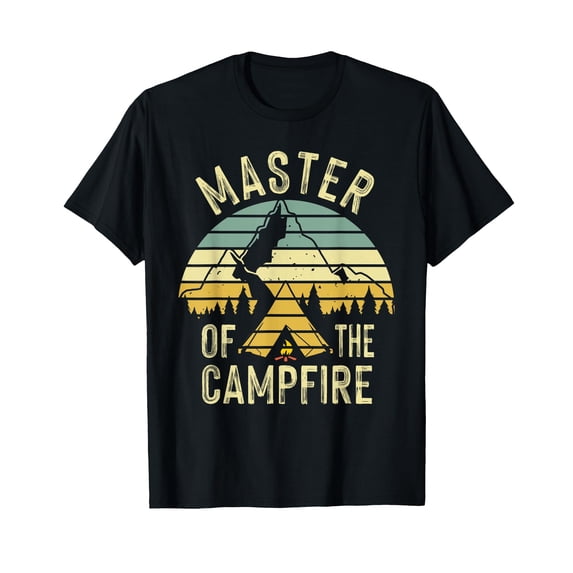 Cool Retro Campfire T-Shirt for Outdoor Enthusiasts - Perfect Gift for ...
