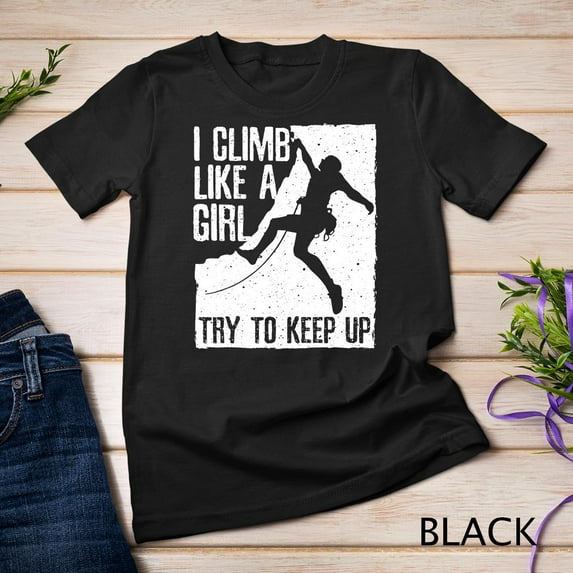 Cool Rock Climbing Design For Women Girls Kids Climb Lovers T-Shirt Sweatshirt - Walmart.com