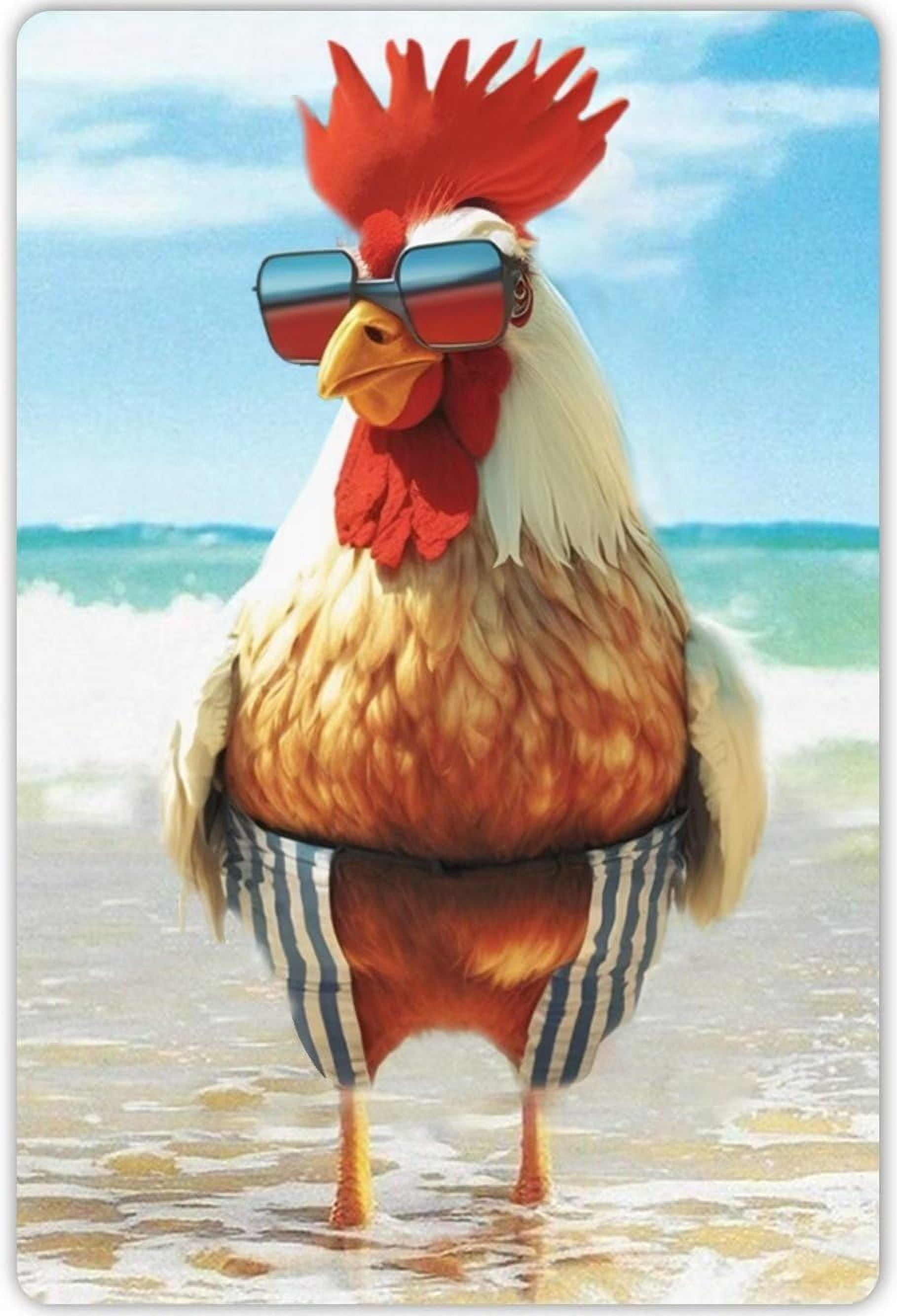 Cool Rooster Funny Chicken Diamond Art Kits for Adults Beginners ...