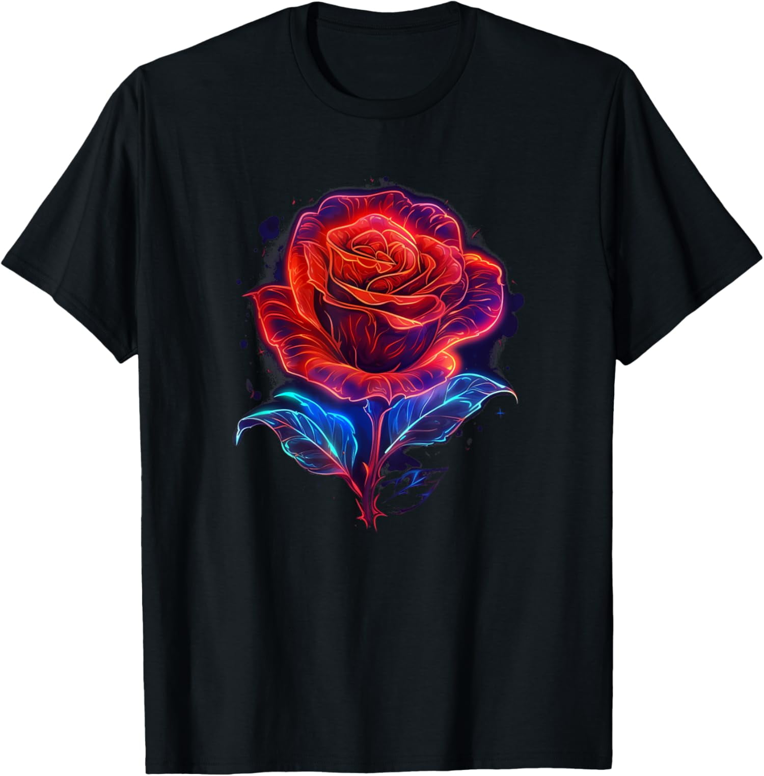Cool Roses Colors for Flowers and Rock'n Roll Lovers T-Shirt - Walmart.com