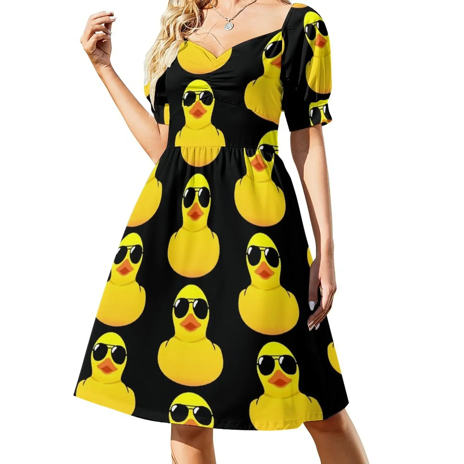Cool Rubber Duck Sleeveless Dress prom dress loose summer dress ...