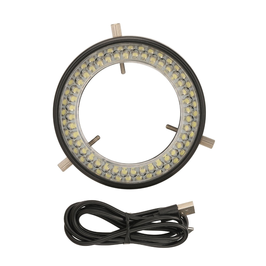 Cool Running Plastic LED Microscope Lamp 80 LEDs Slim Energy Efficient ...