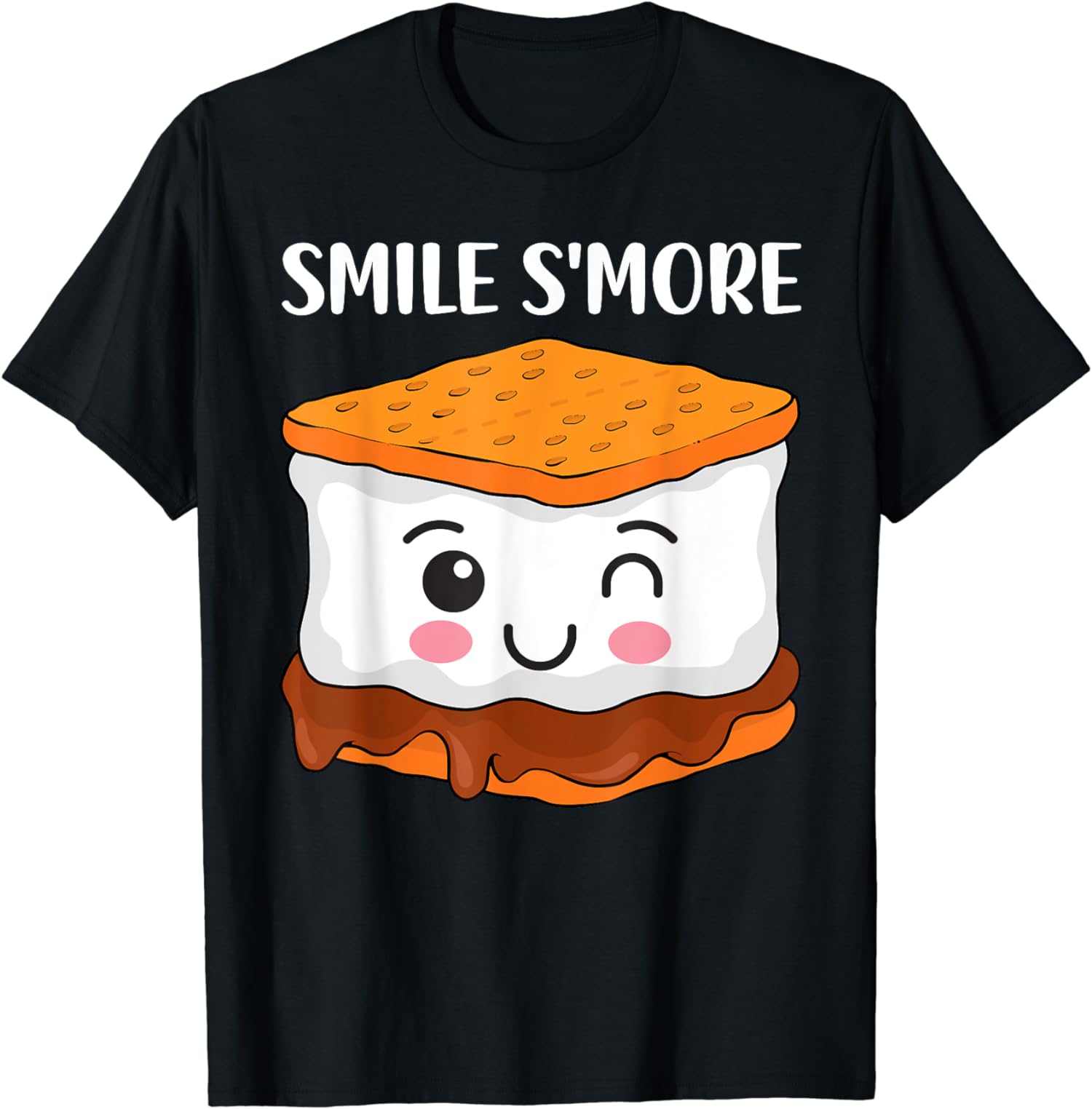 Cool S'mores Art For Men Women Kids Marshmallow Glamping T-Shirt ...