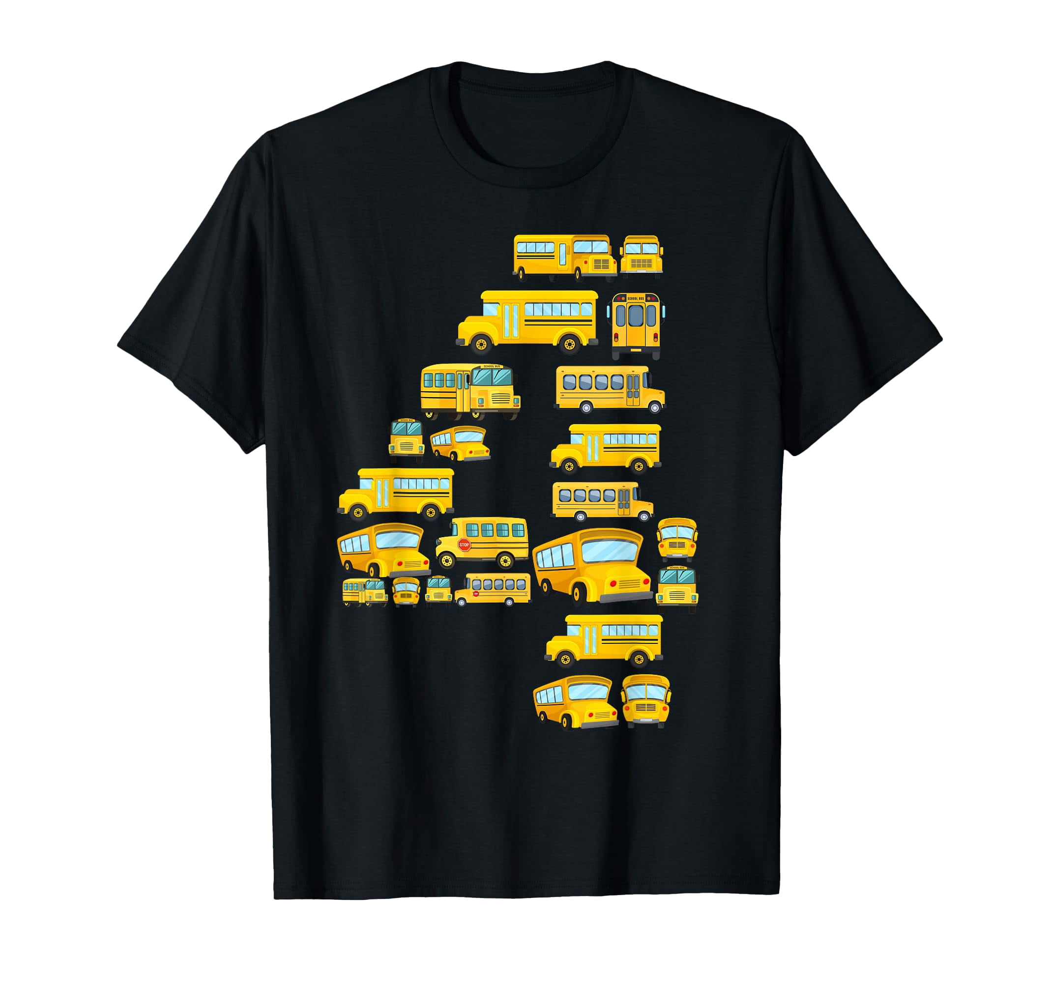 Cool School Bus Number 4 T-Shirt for 4th Birthday Celebration - Walmart.com