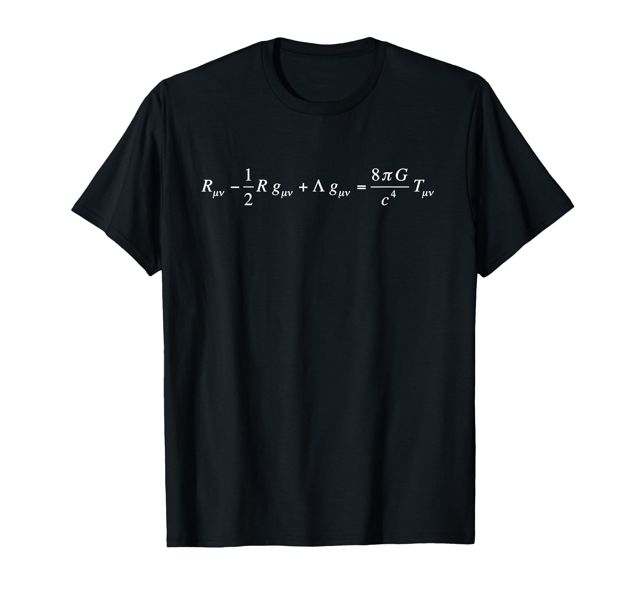 Cool Science T-Shirt Featuring General Relativity Field Equations for ...