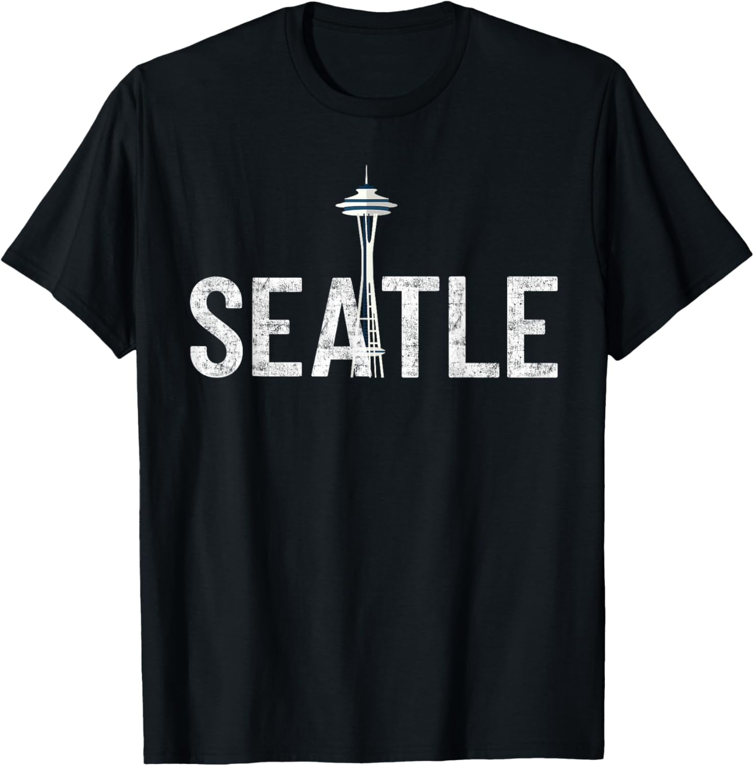 Cool Seattle Space Needle Souvenir USA Washington Gift T-Shirt ...