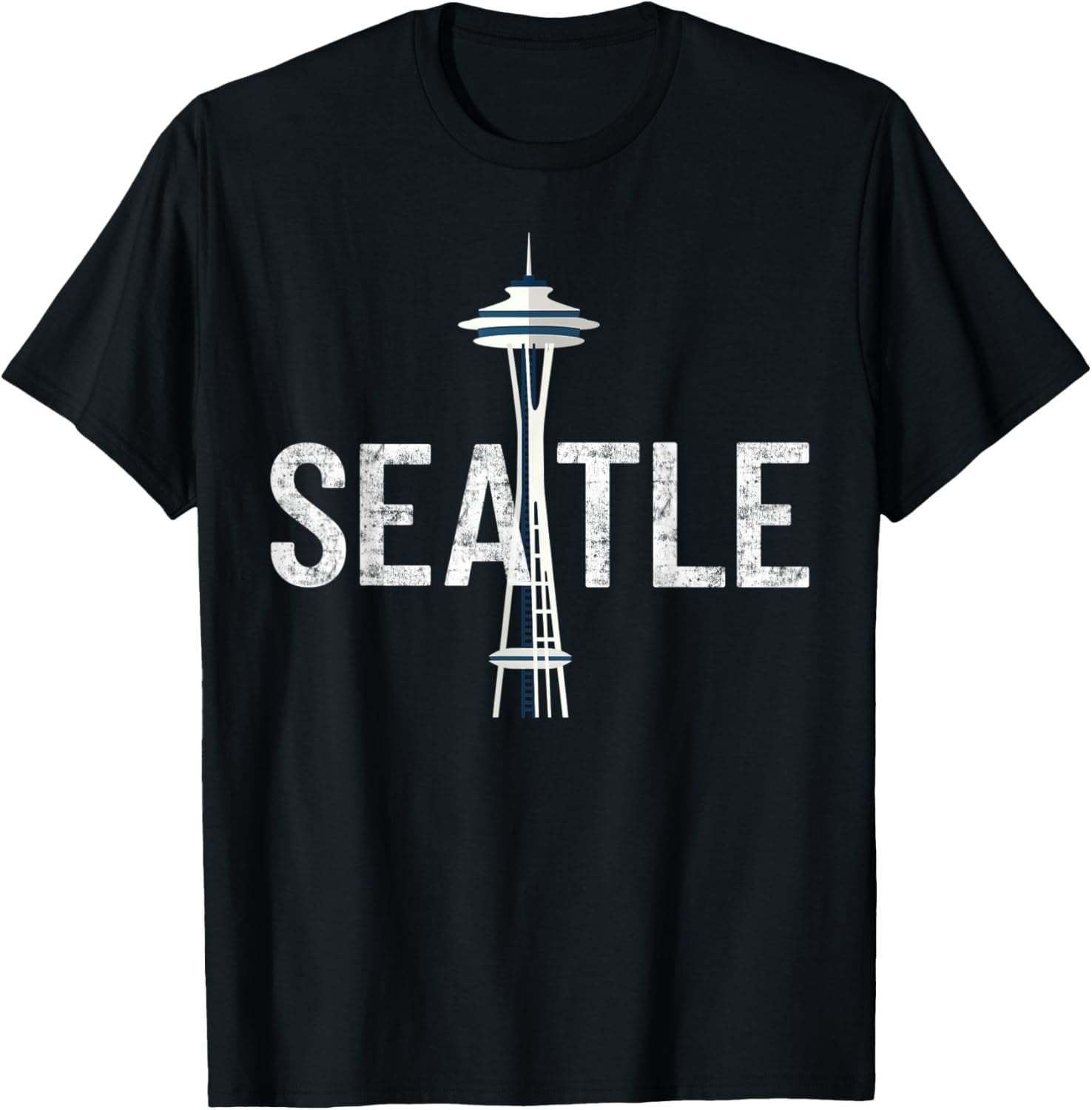 Cool Seattle Space Needle Traveler Souvenir Washington Sign T-Shirt ...