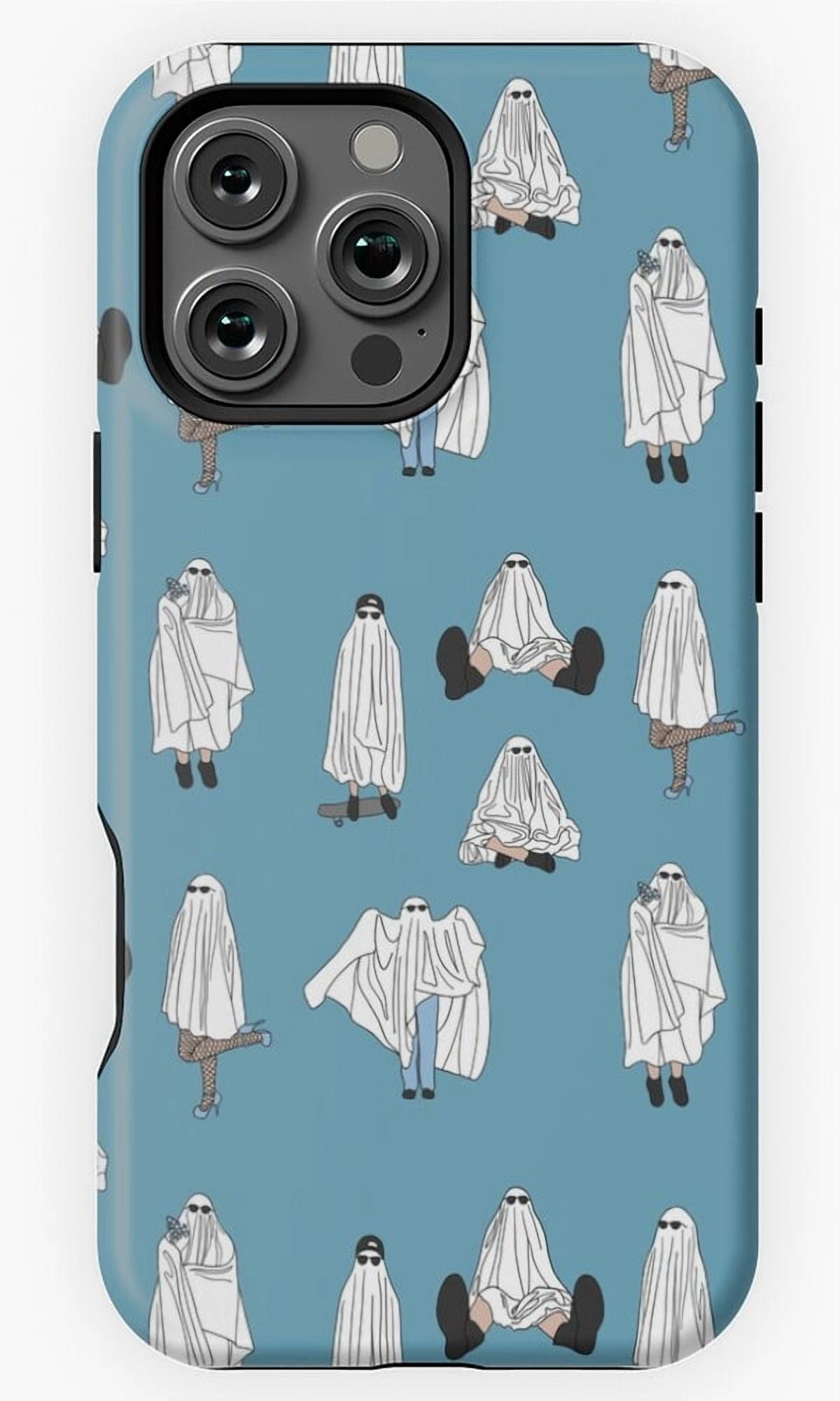 Cool Sheet Ghosts Funny Pattern Cartoon Phone Case iPhone Case 17 16 15 ...