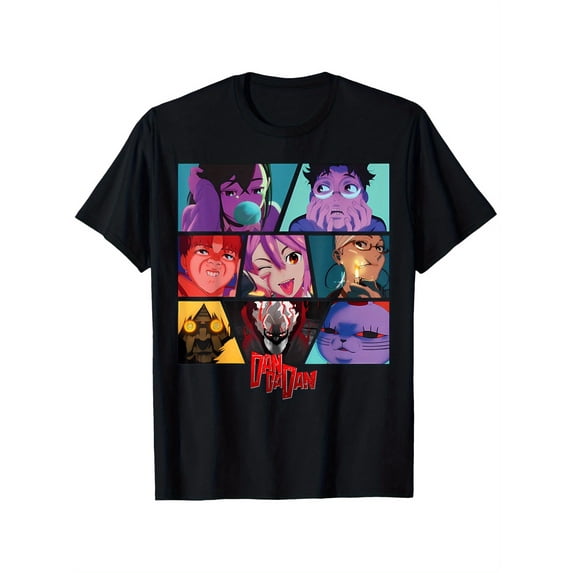 Cool Shonen Manga Anime Dandadan T-Shirt, 100% Cotton, 180G Fabric ...
