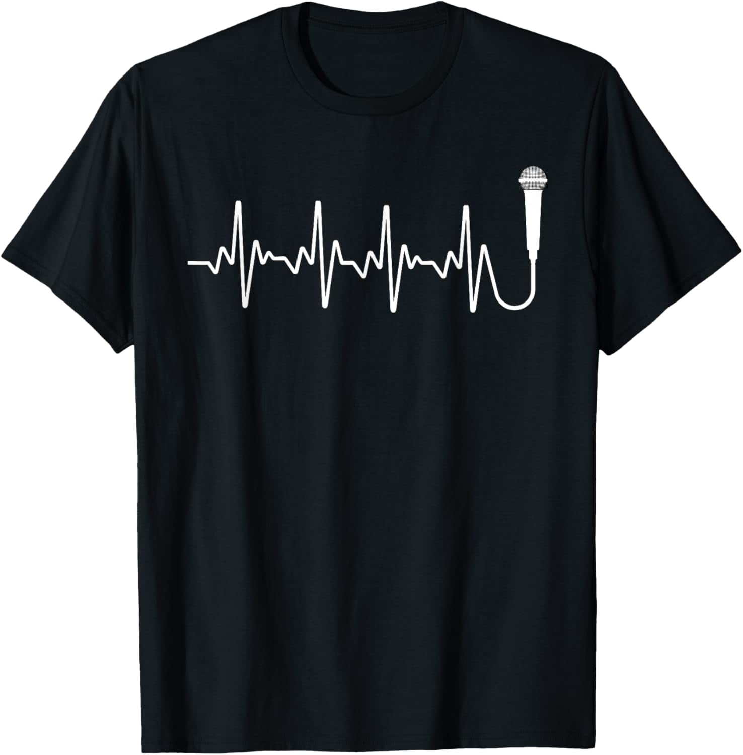 Cool Singer For Men Women Singing Microphone Chorus Music T-Shirt ...