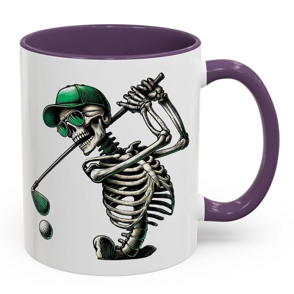 Cool Skeleton Go Mug, Go Gift for M1en, Skull Goer Coffee Cup, R Gothic ...