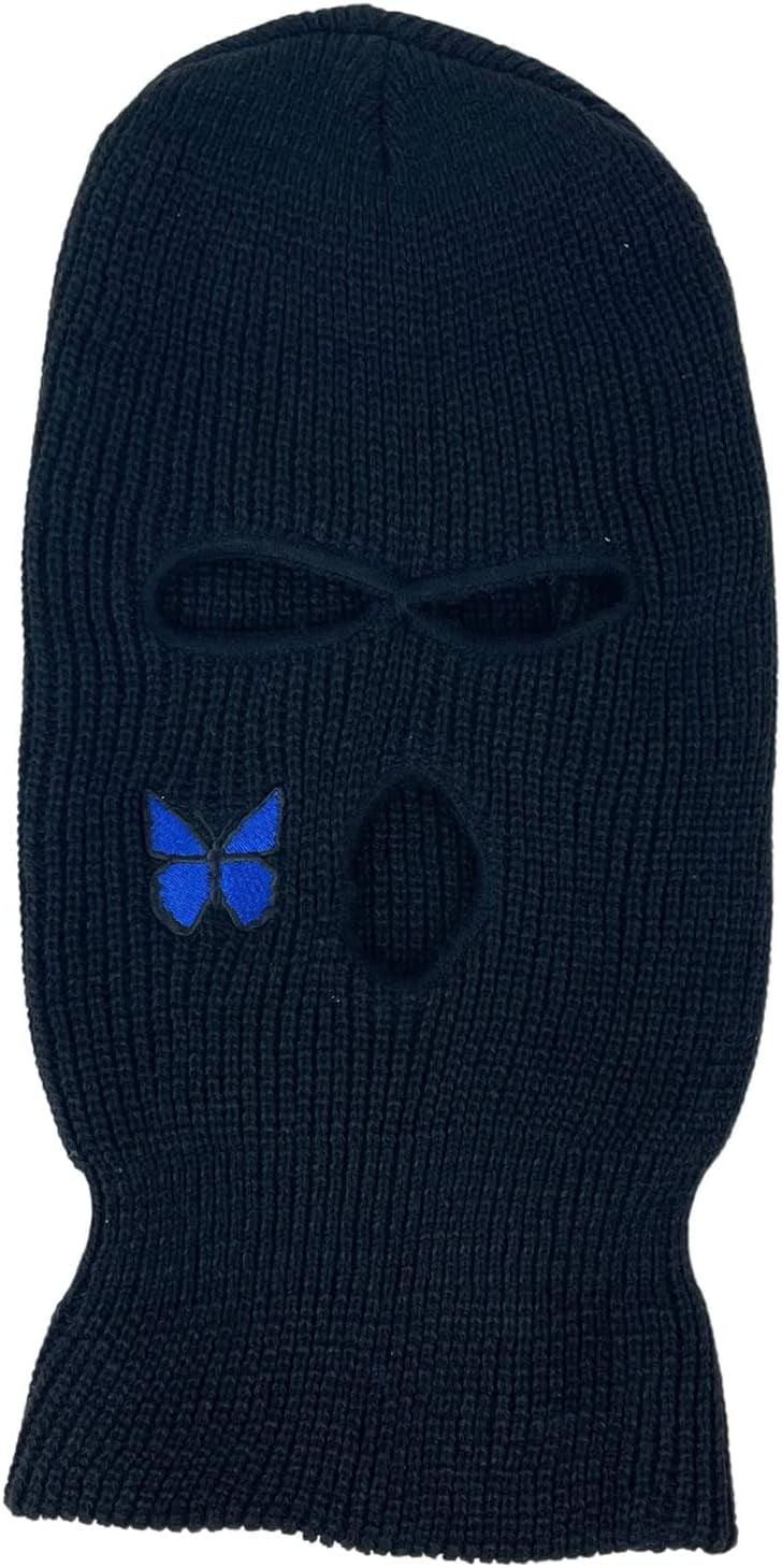 Cool Ski Mask with Design Beanie 3 Hole Balaclava Winter Custom Baddie ...