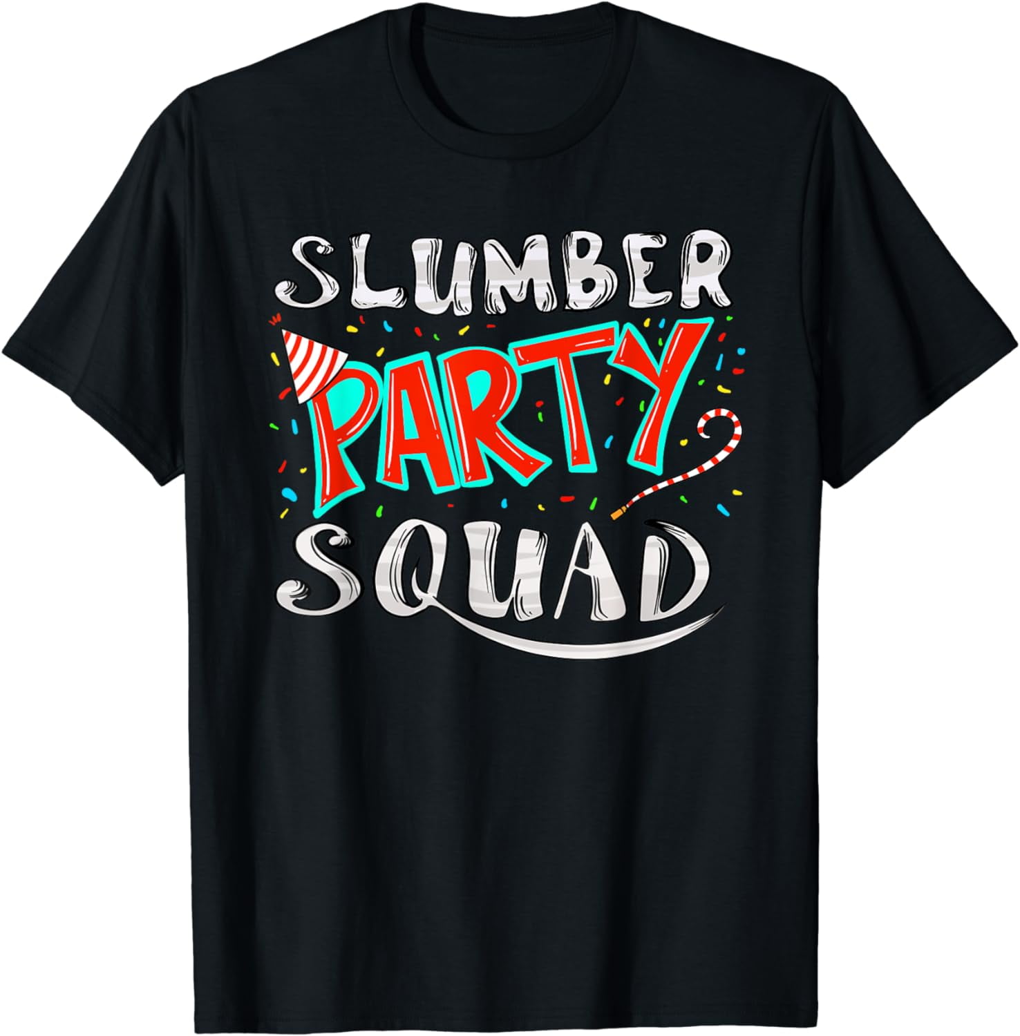 Cool Slumber Party Squad Funny Sleepover Pajama Group T T Shirt
