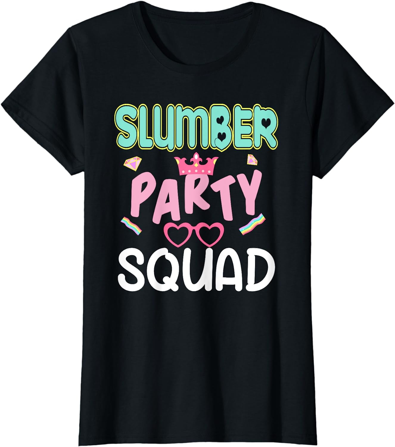 Cool Slumber Party Squad | Funny Sleepover Pajama Group Gift T-Shirt ...