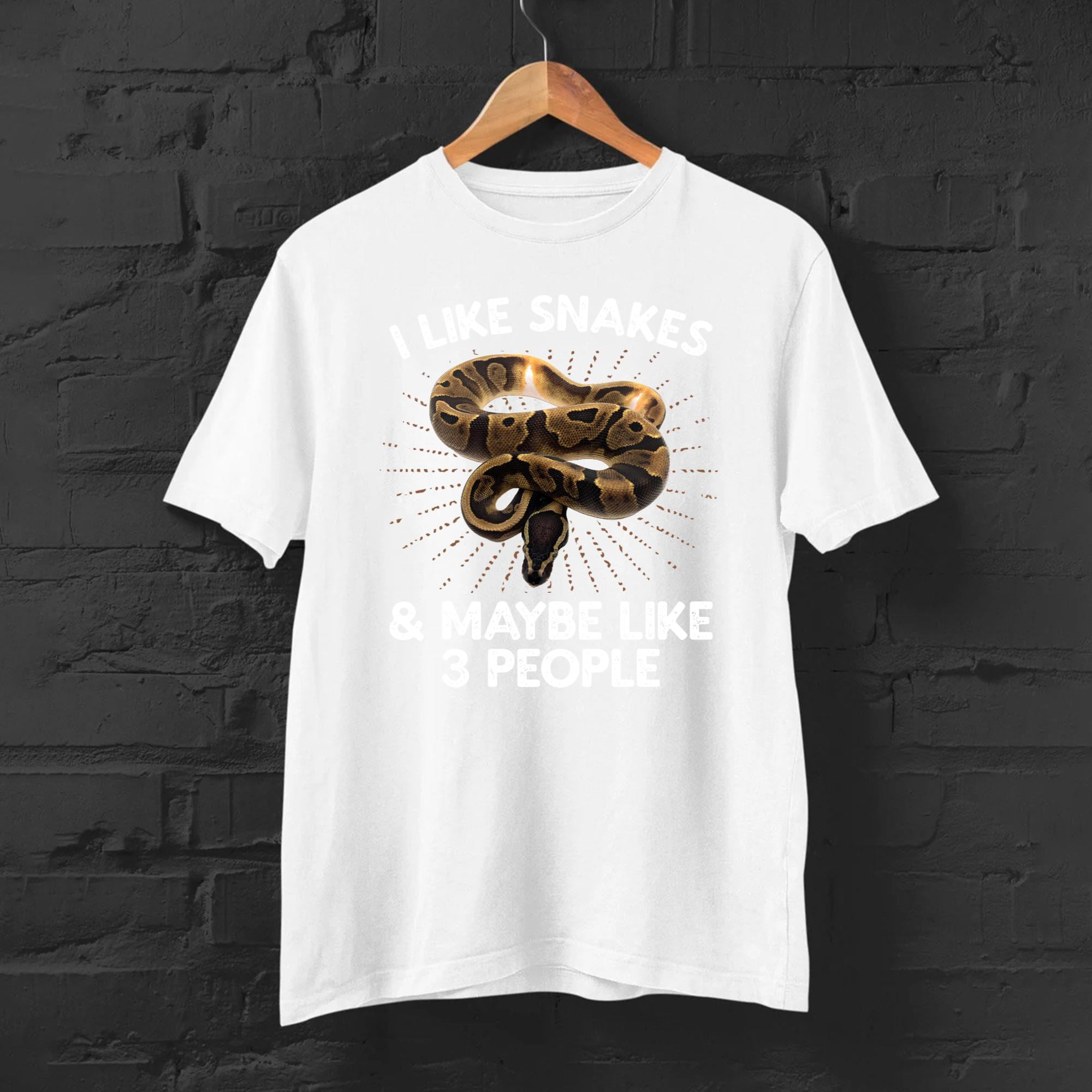 Cool Snake Art For Men Women Ball Python Rattlesnake Reptile Snake T ...