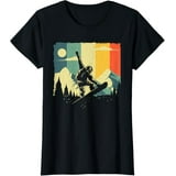Cool Snowboarding Design for Men Women Vintage Snowboarder T-Shirt ...