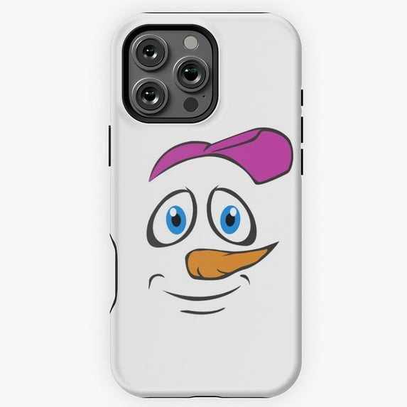 Cool Snowman Face Funny Christmas Meme Winter Cartoon Art Phone Case ...