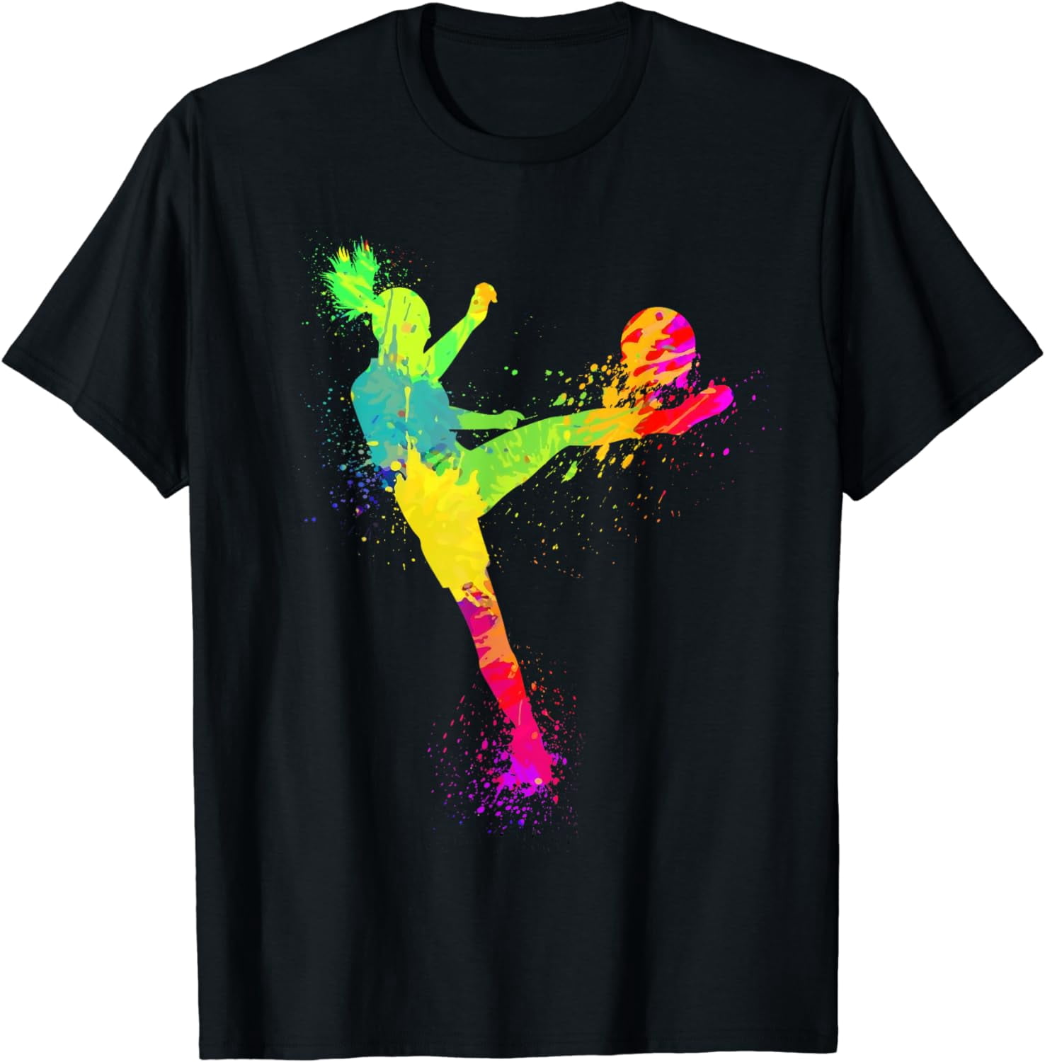 Cool Soccer Design For Women Girls Soccer Player Sport Lover T-Shirt ...