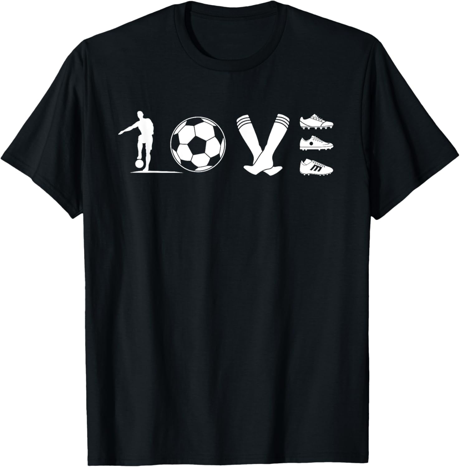 Cool Soccer Love Gift For Football Player Boys Girls Teens T-Shirt ...