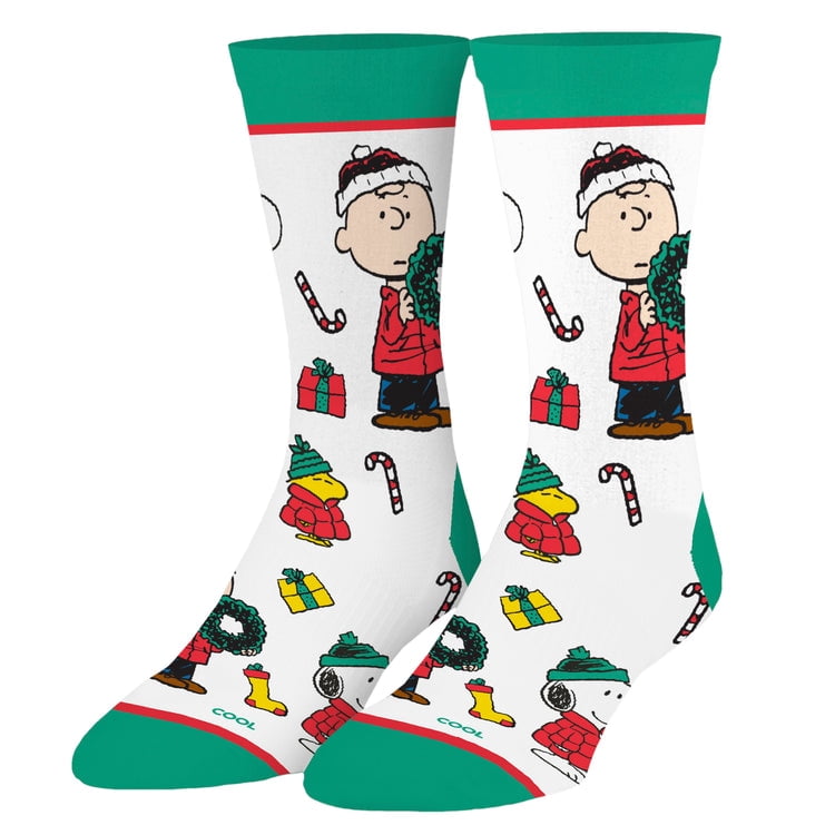 Cool Socks Charlie Brown Crew Socks Licensed Peanuts Socks Size Large ...