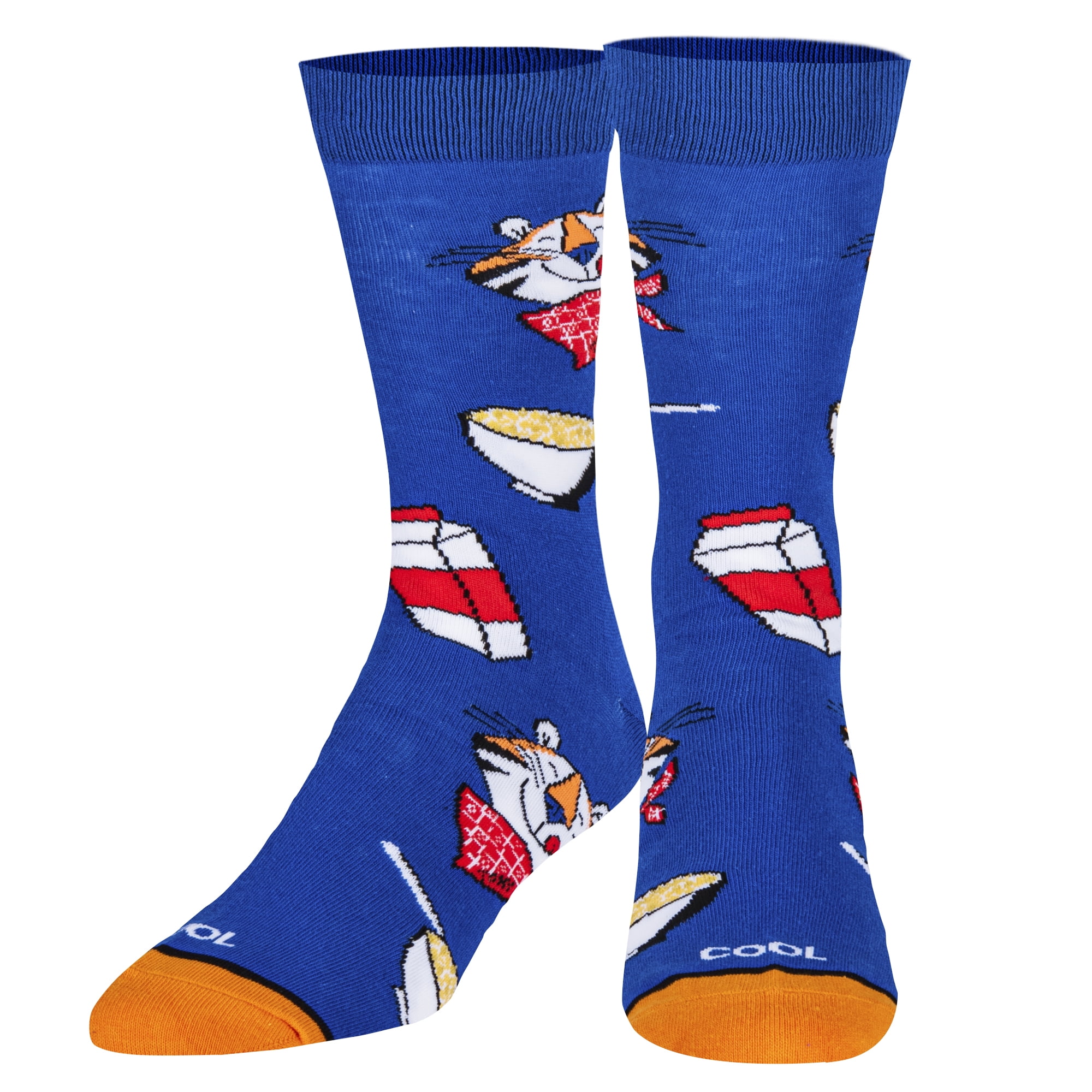 Cool Socks, Frosted Flakes Cereal Bowls Men's, Fun Novelty Crew Socks ...