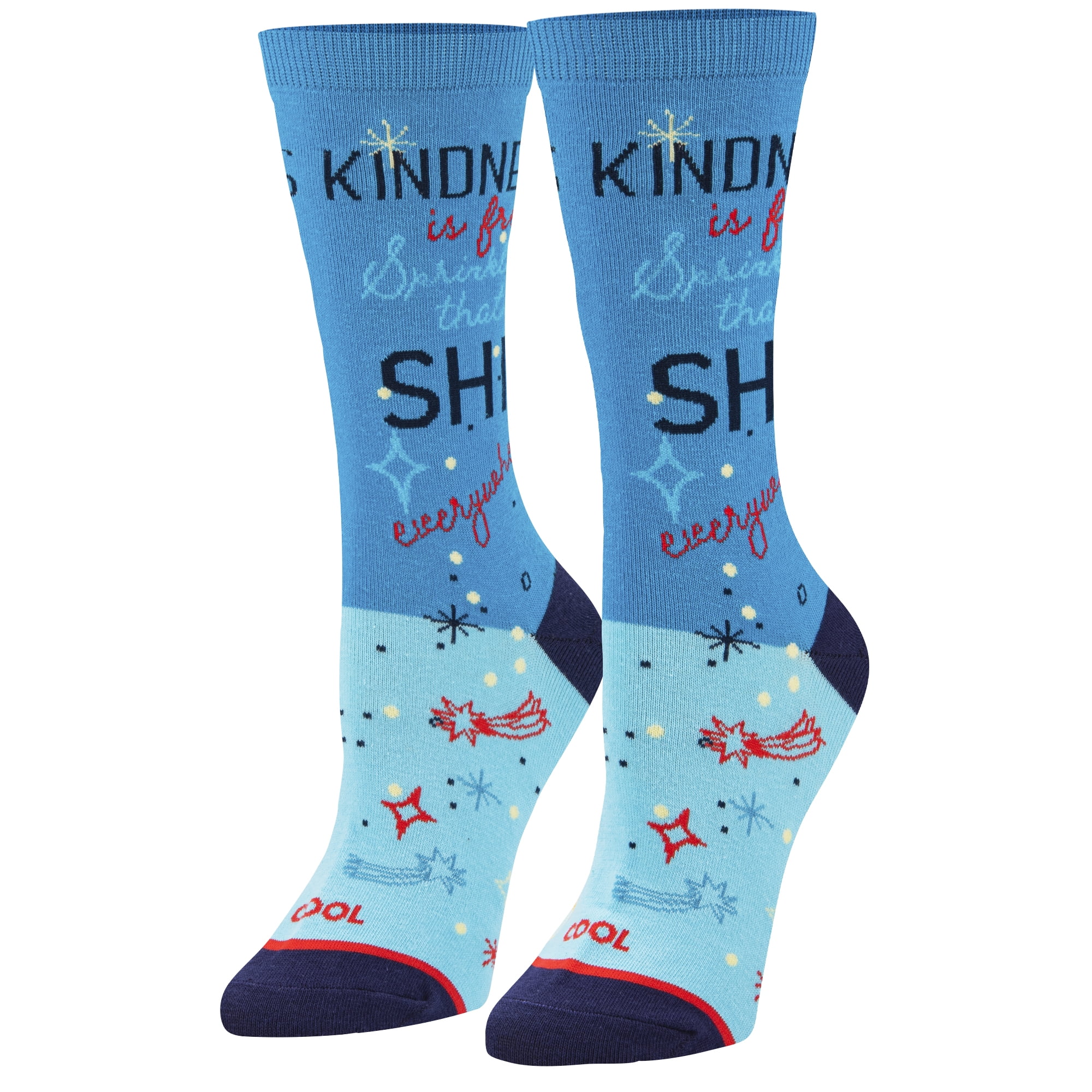 Cool Socks Kindness Is Free Fun Print Novelty Crew Socks for Men ...
