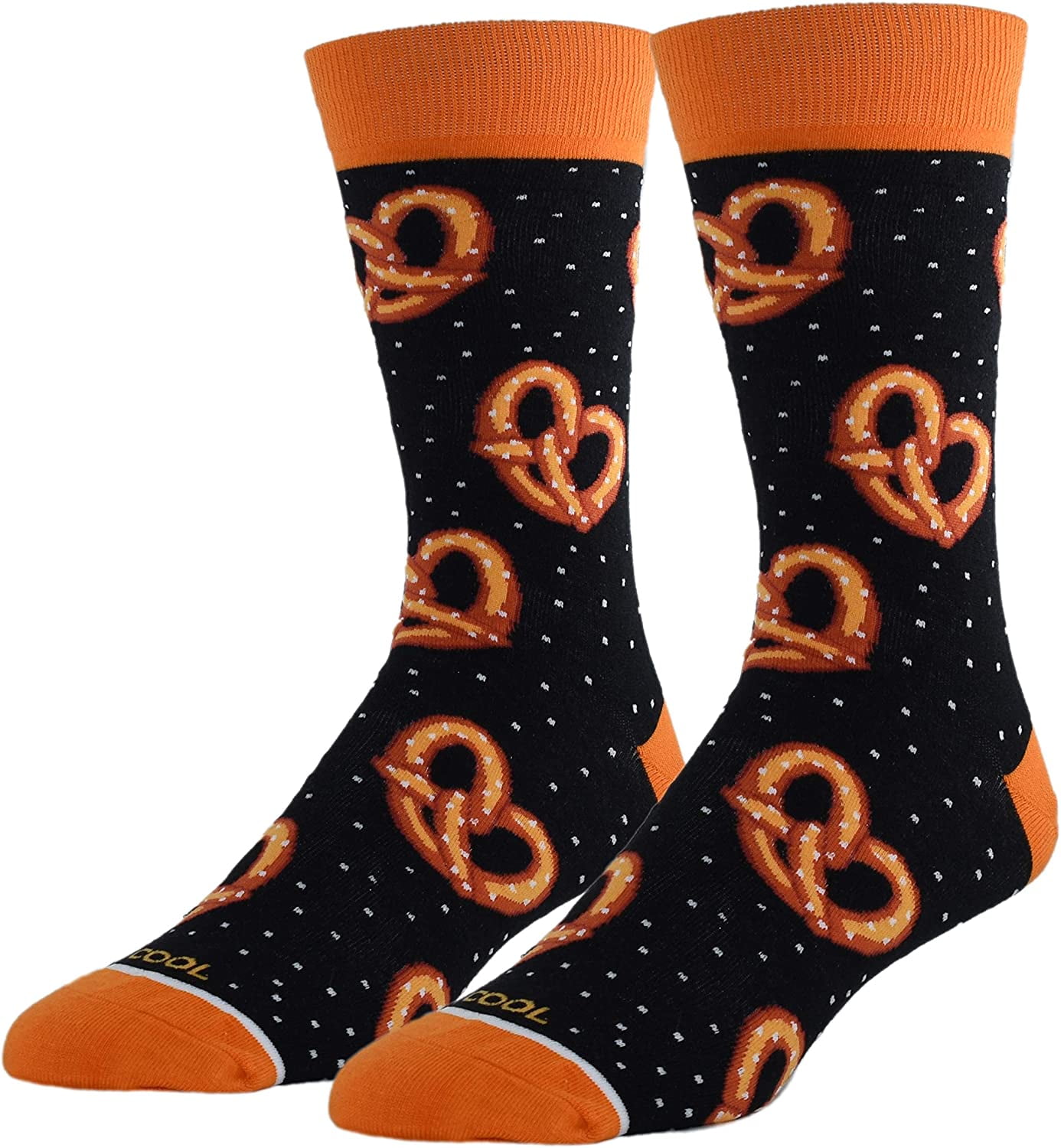 Cool Socks Novelty Crew Socks Men's Women's, Pretzel Snack, Graphic ...