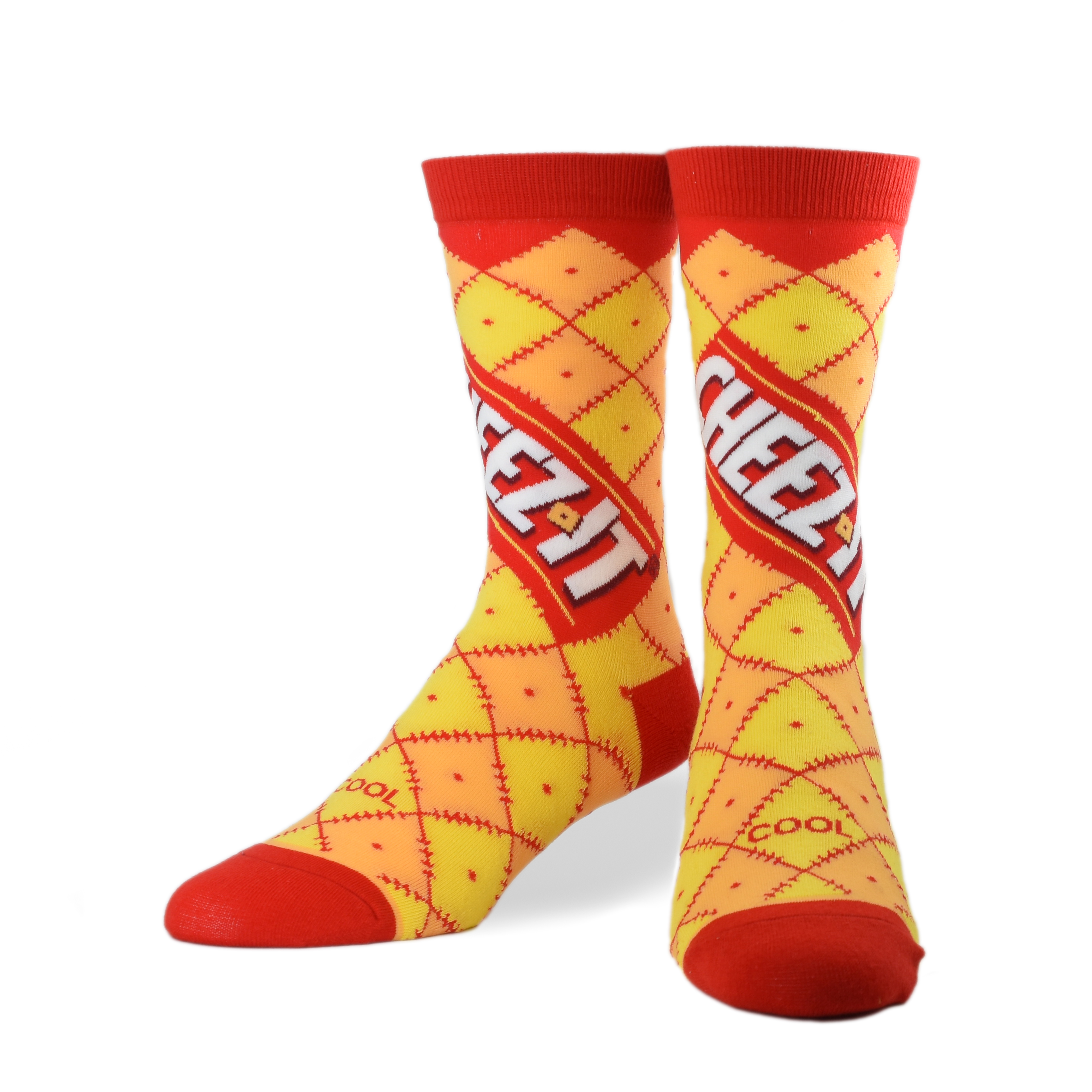 Cool Socks Novelty Crew Socks Women's Cheezy, Graphic Print, Large ...