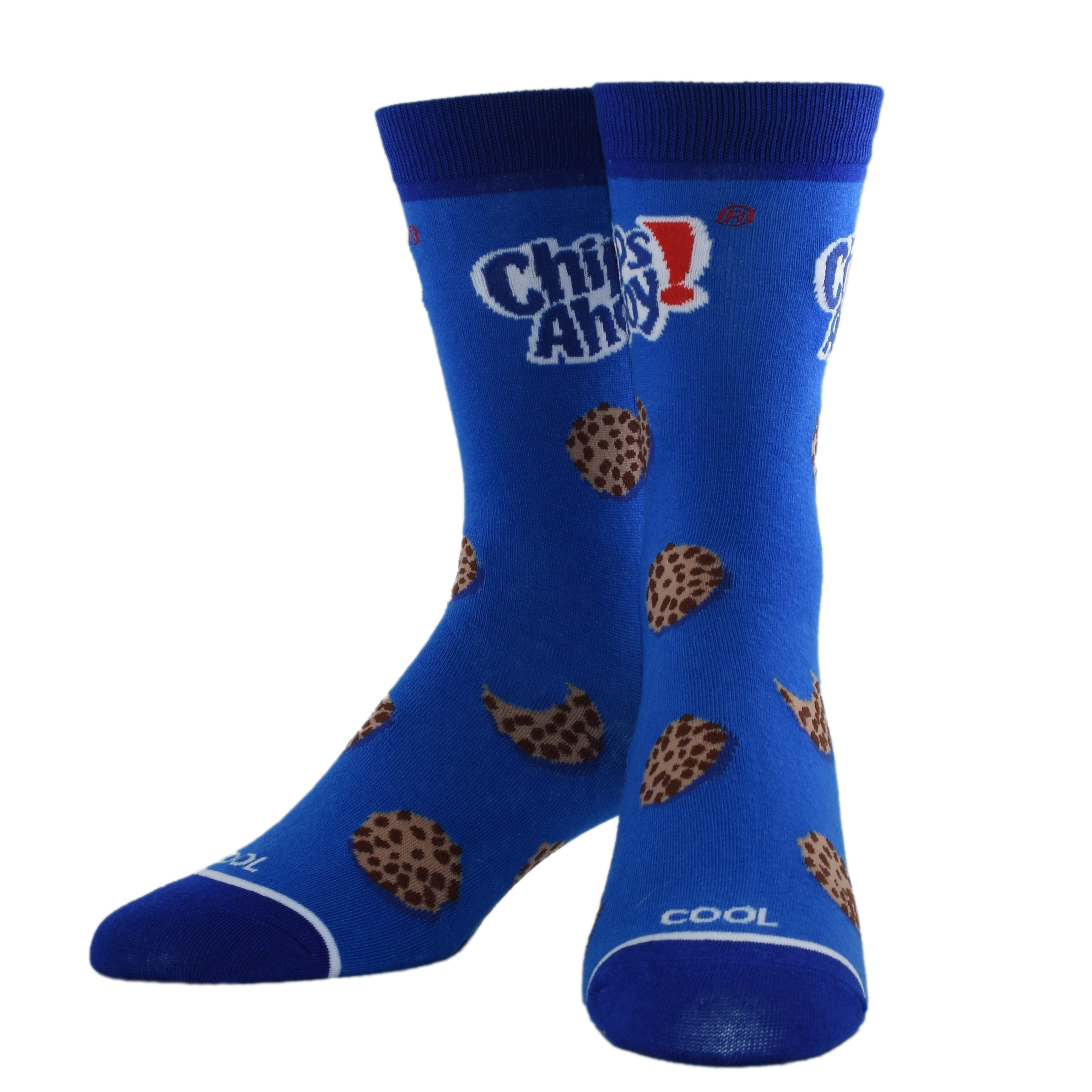 Cool Socks Women’s Novelty Crew Dress Socks – Chips Ahoy! Cookie Print ...