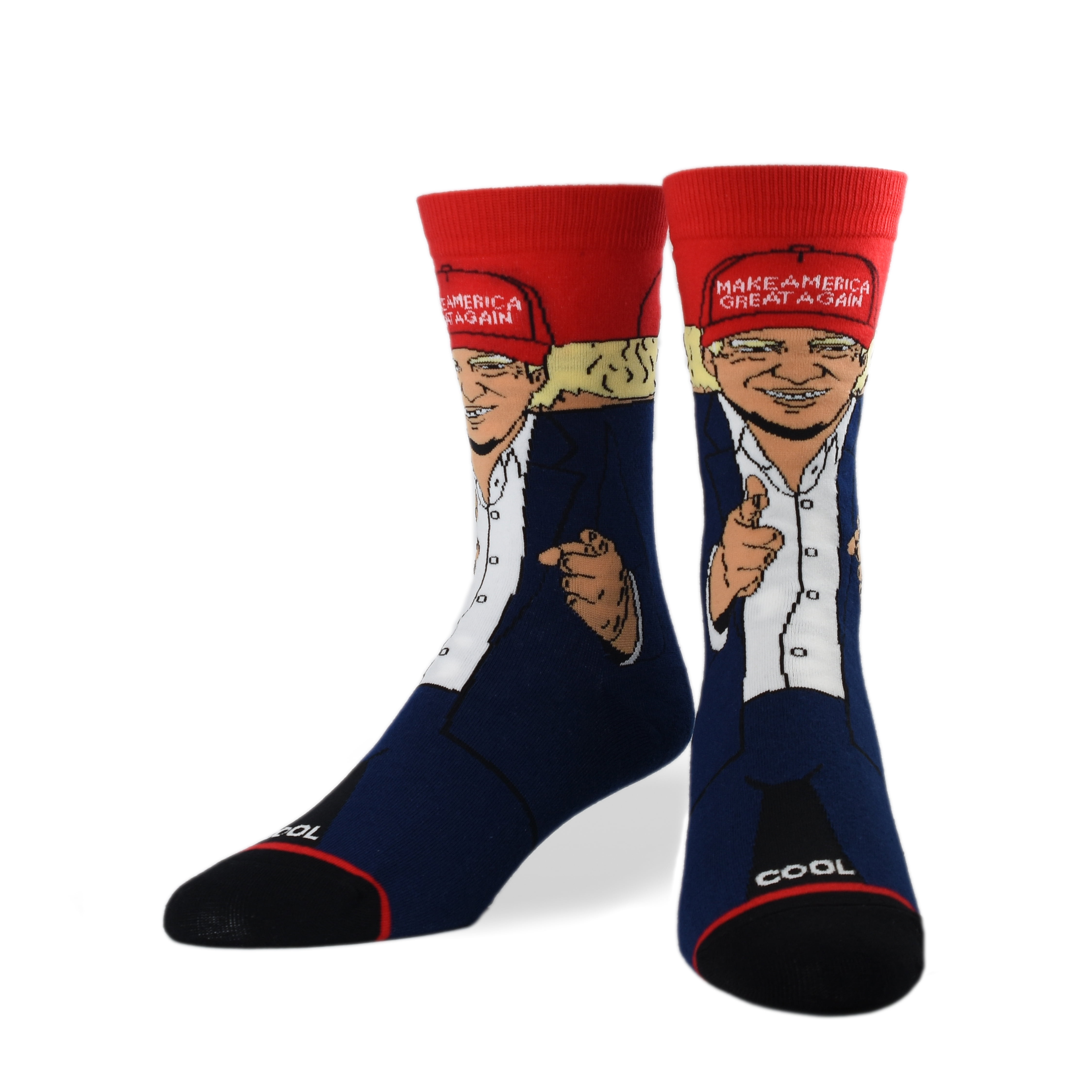 Cool Socks Novelty Crew Socks Women's MAGA, Make America Great, Graphic ...