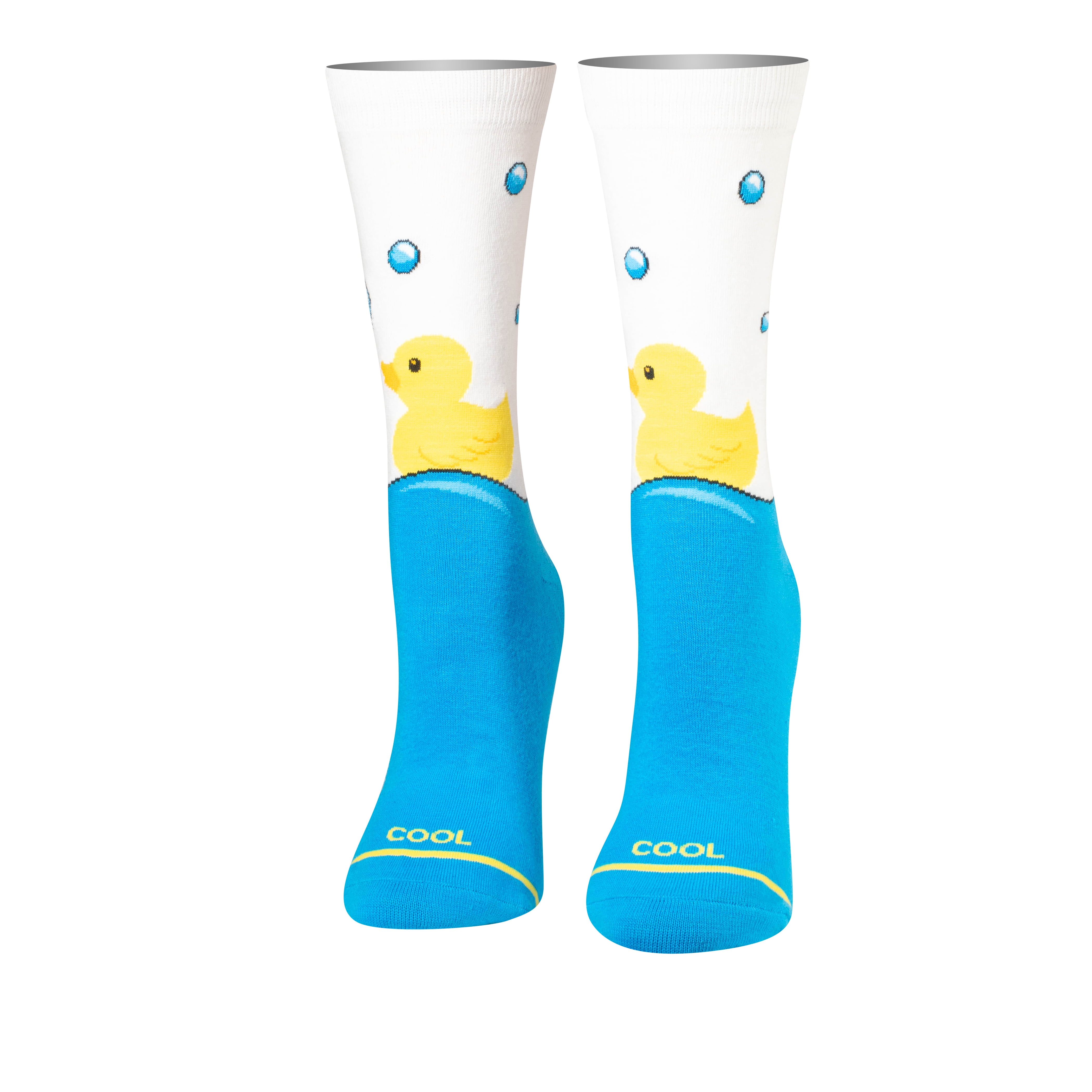 Cool Socks Novelty Crew Socks Women's Rubber Ducky, Graphic Print ...