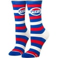 Cool Socks Pepsi Soda Crew Socks for Women, Retro Striped Logo Funny ...