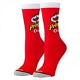 Cool Socks, Pringles Chips Can, Womens Crew Length, Funny Graphic Print ...