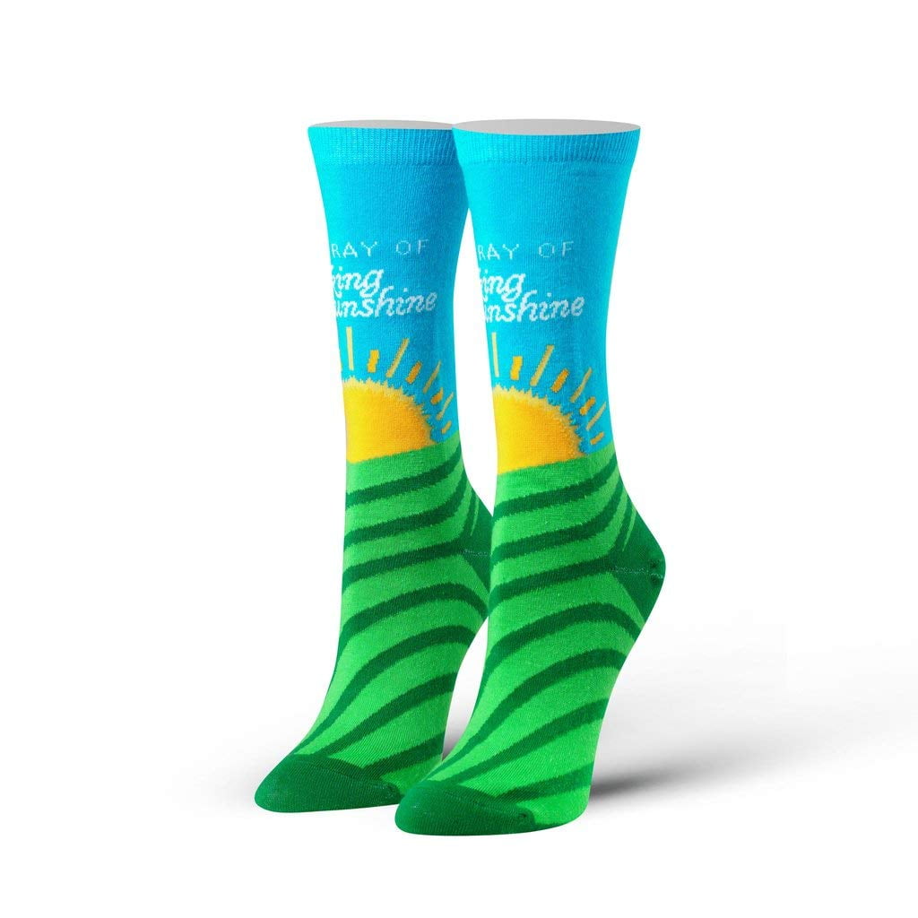 Cool Socks - Ray of F-ing Sunshine - Women Straight Crew Length Socks ...