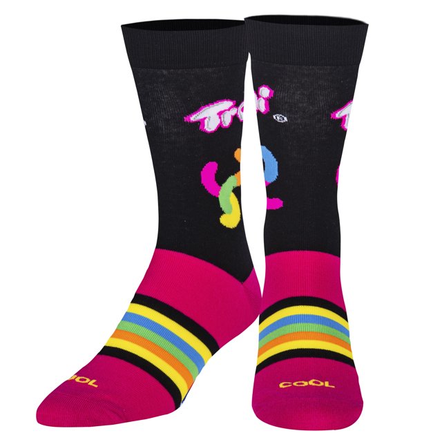 Cool Socks, Trolli Fun Candy Print Men's Crew Socks - Walmart.com