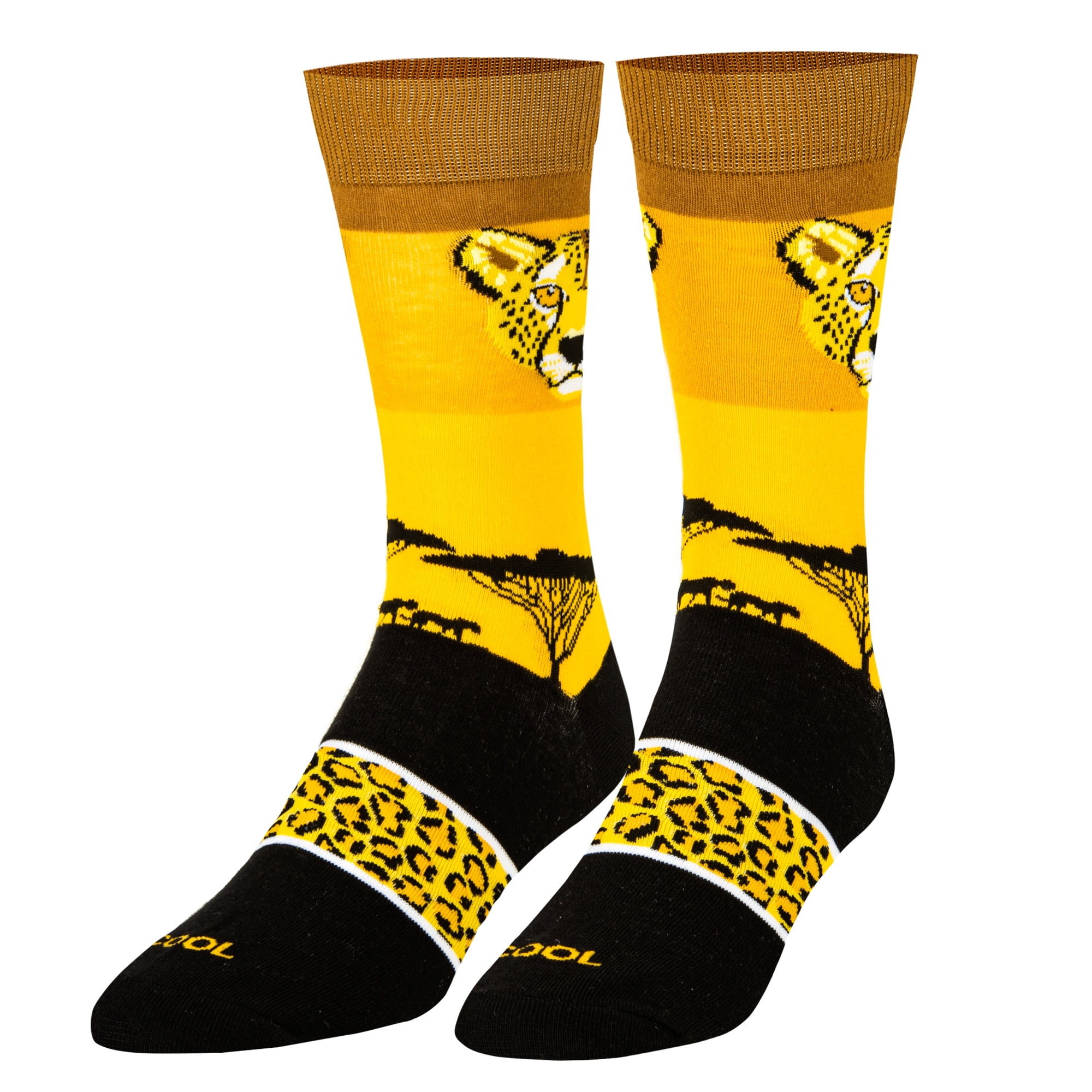 Cool Socks, Wild African Safari, Jungle Animal Design Fun Socks for Men ...