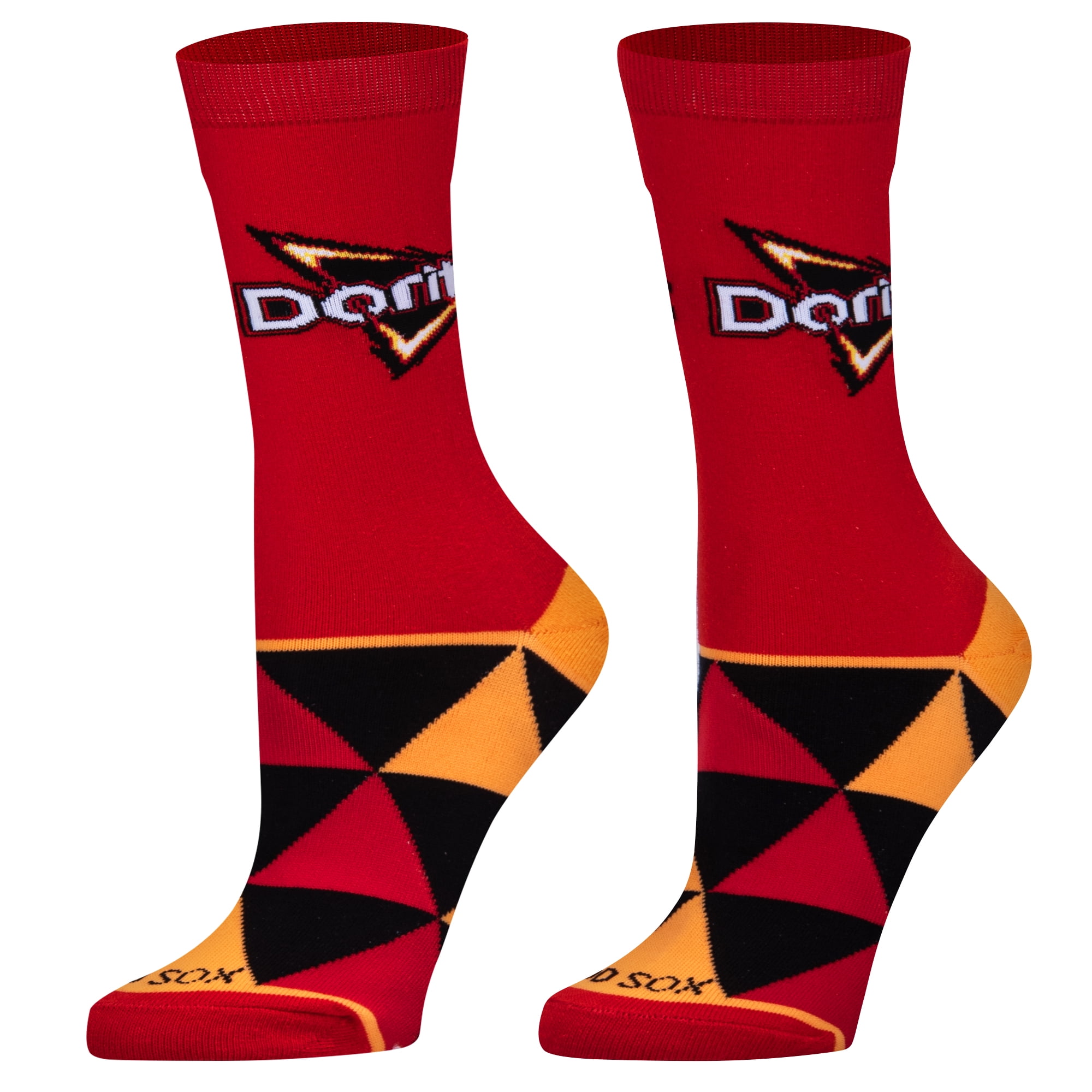 Cool Socks, Women's Funny Novelty Socks, Doritos Nacho Cheese Crew ...