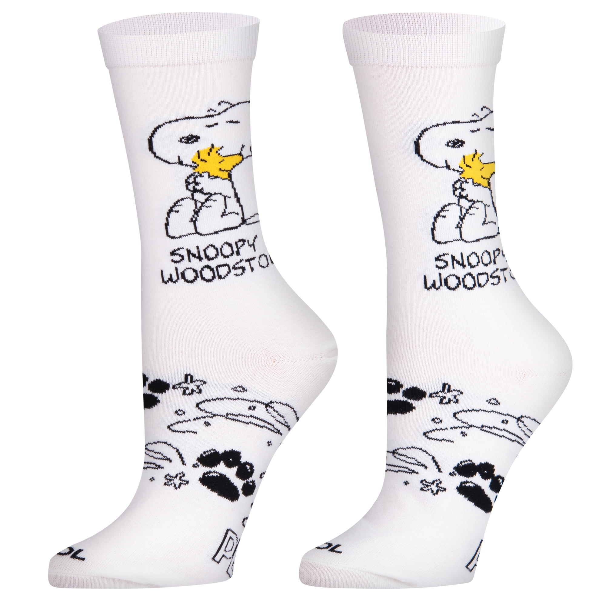 Cool Socks, Women's Snoopy & Woodstock, Peanuts Comic Strip, Charlie ...