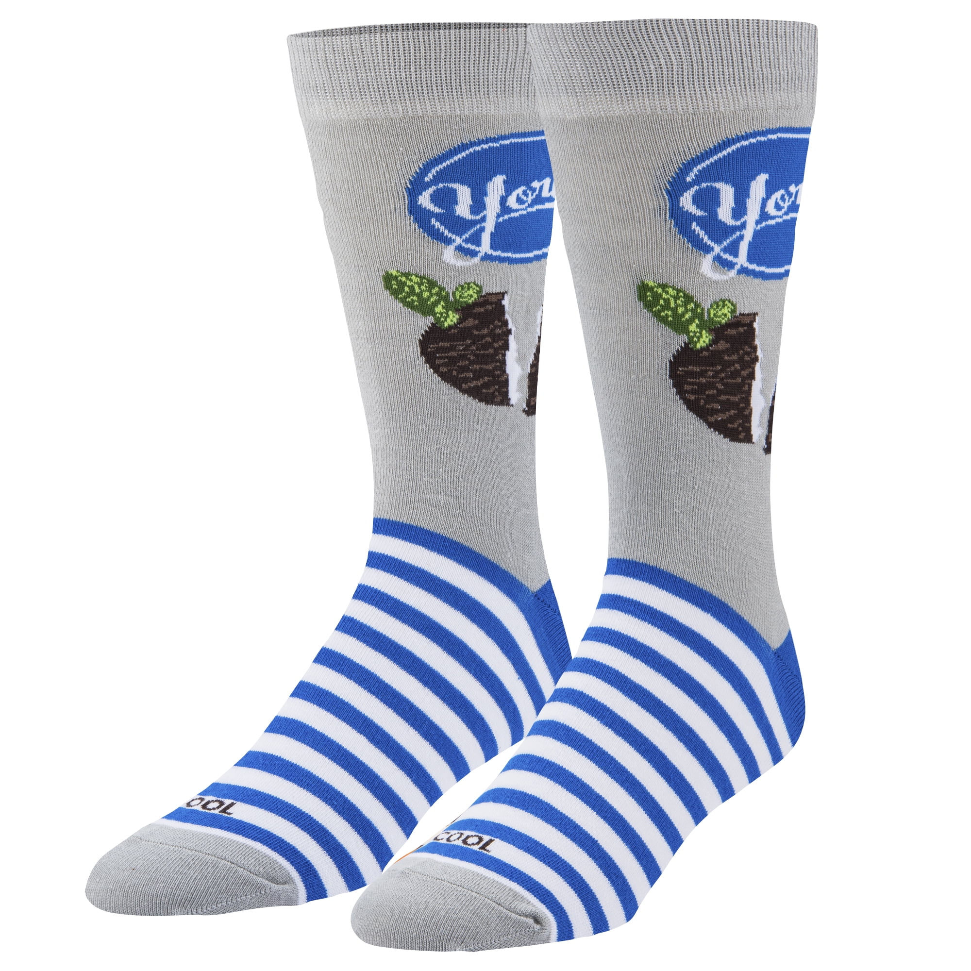 Cool Socks York Peppermint Pattie Fun Print Novelty Crew Socks for Men ...