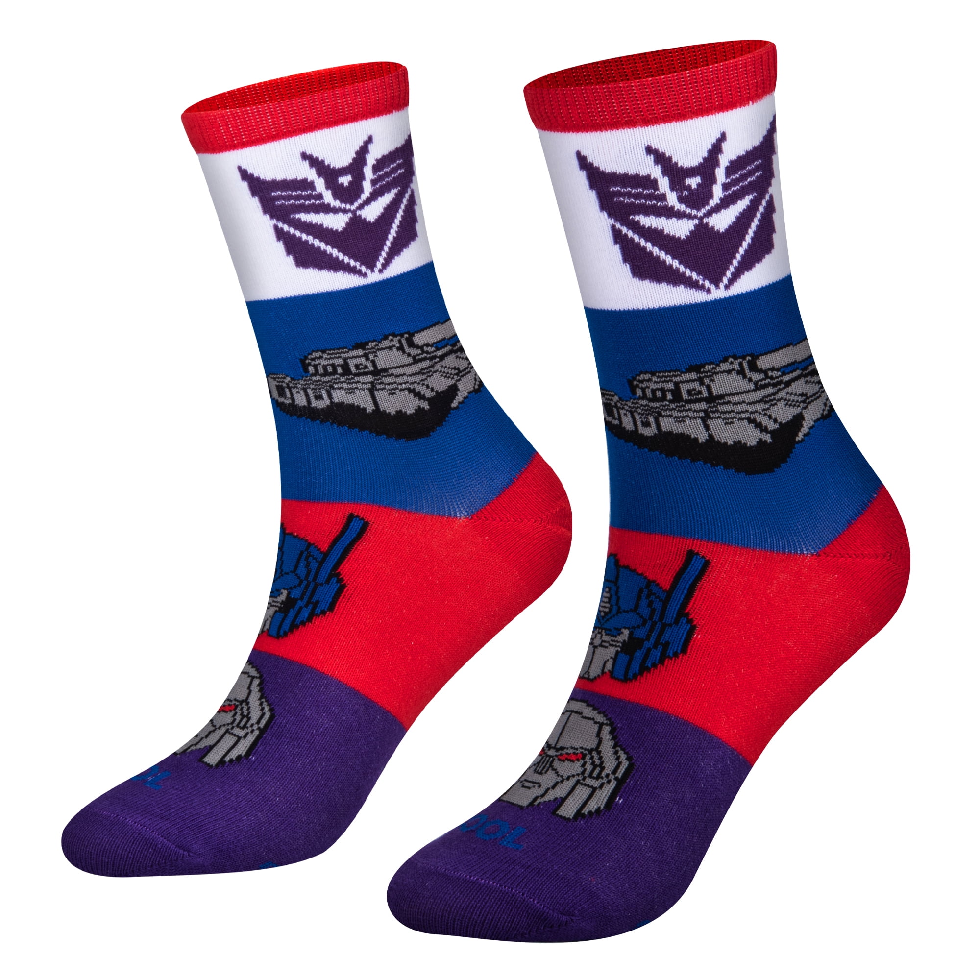 Cool Socks for Kids, Transformers Prime Vs Megatron, Crazy, Soft, Funny ...