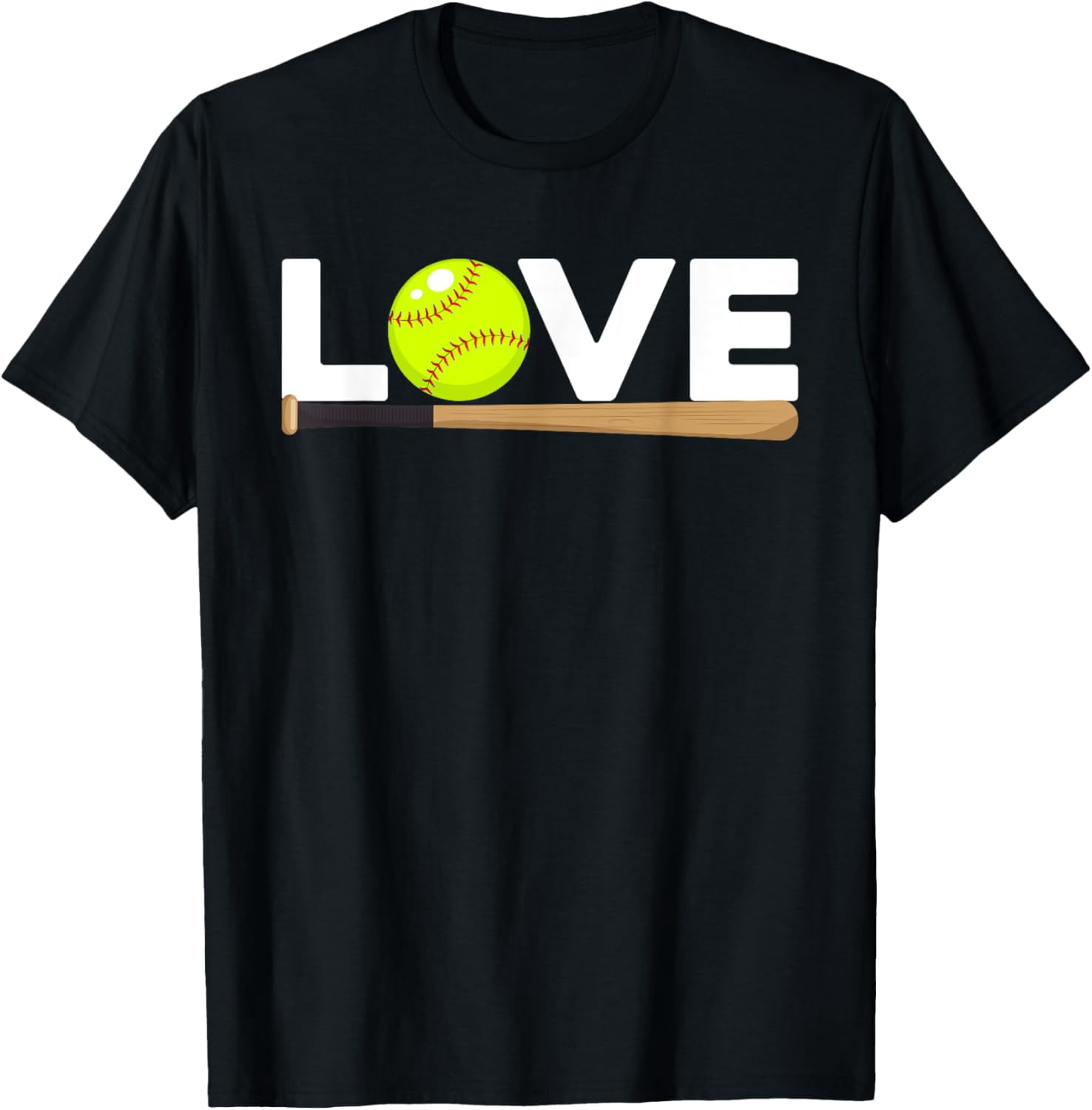 Cool Softball Art Women Girls Professional Softball Player T-Shirt ...