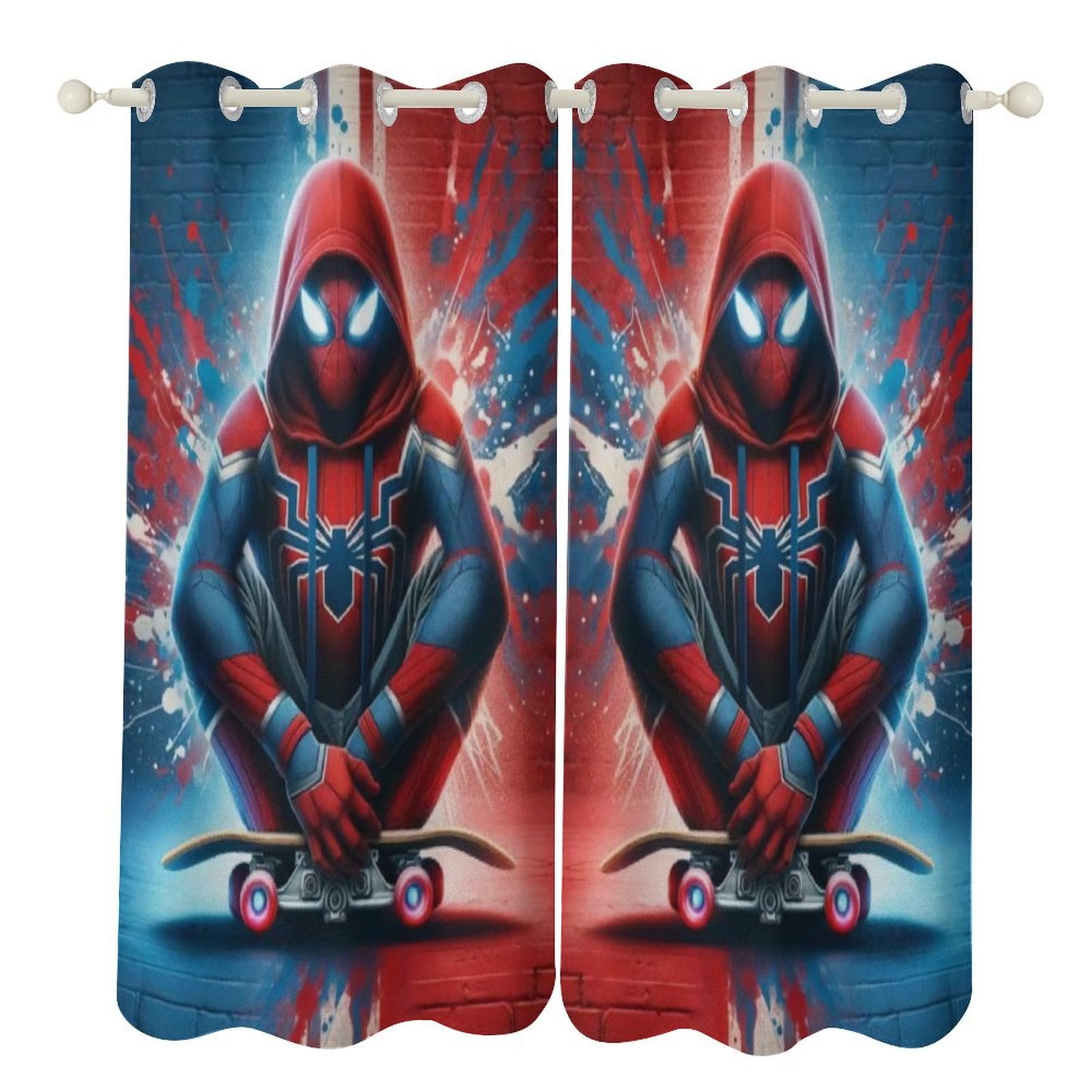 Cool Spider-Man Curtains,Blackout Curtains,Curtains for Living Room ...