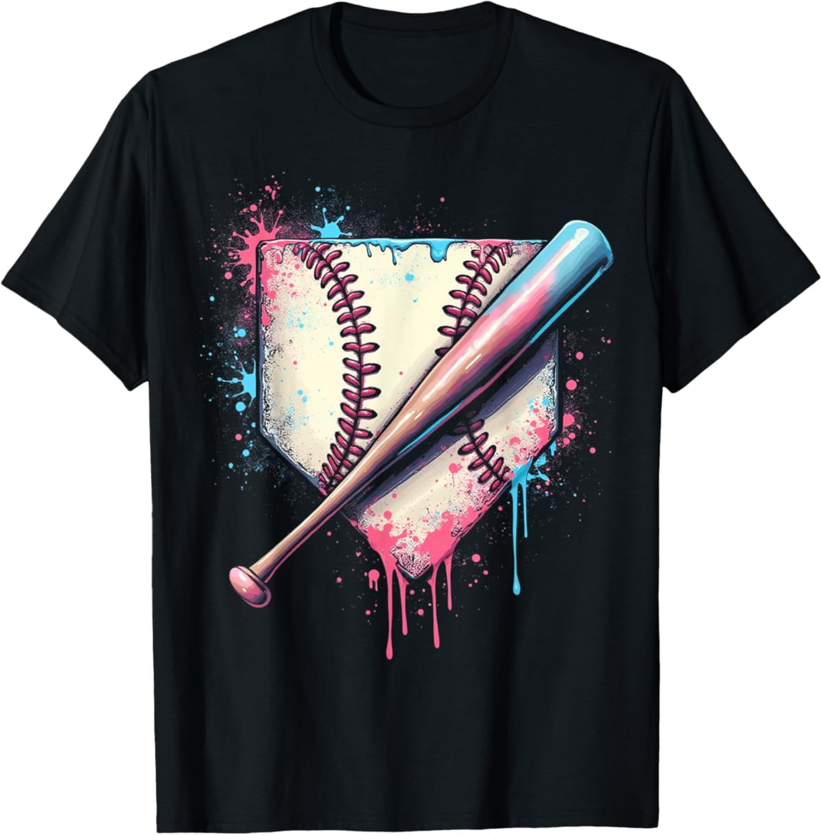Cool Sport Baseball Home Plate Drip With Sprinkles Drip Unisex Men ...