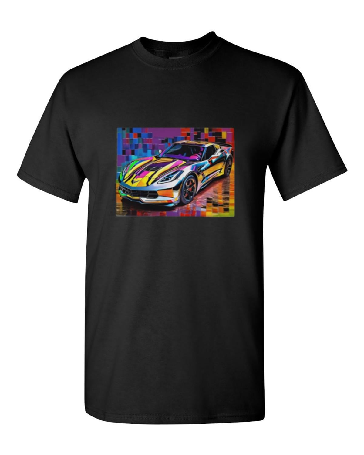 Cool Sports Car Speed Design Fan T-Shirt for Street Racers, for men ...