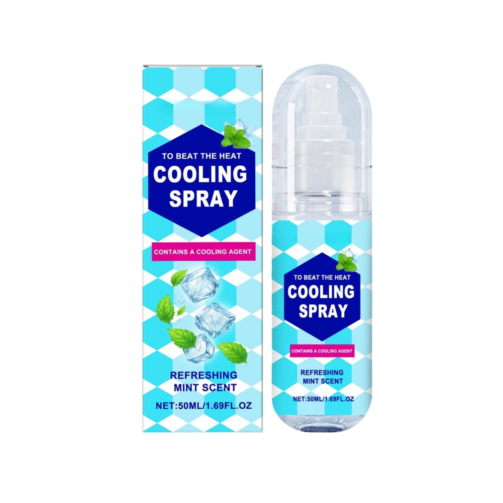 Cool Spray Summer Portable Outdoor Body Spray Cool Soothing Non Sticky ...