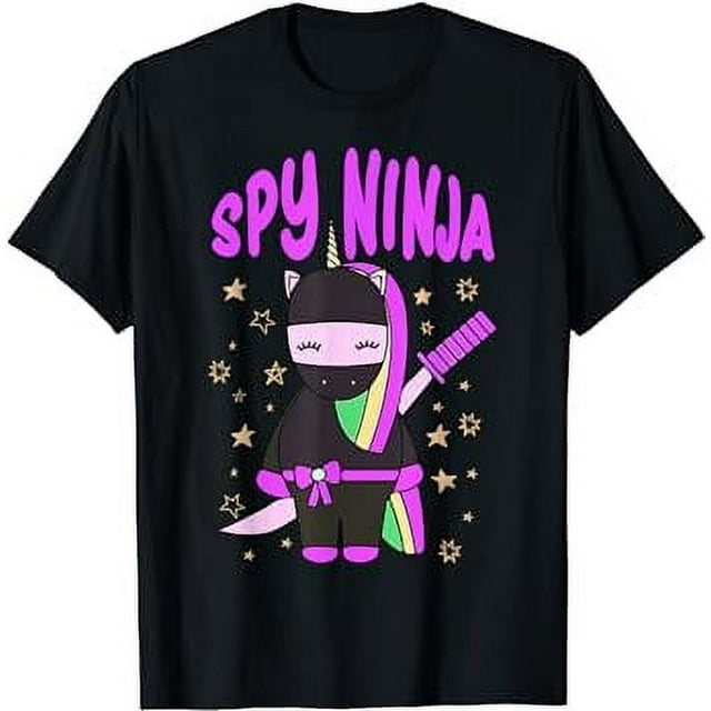 Cool Spy-Gaming Ninjas Game Unicorn Ninja Boys Girls Kids T-Shirt ...