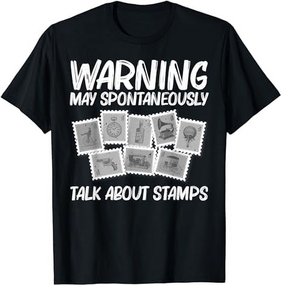 Cool Stamp Design For Men Women Stamp Collecting Collector T-Shirt ...